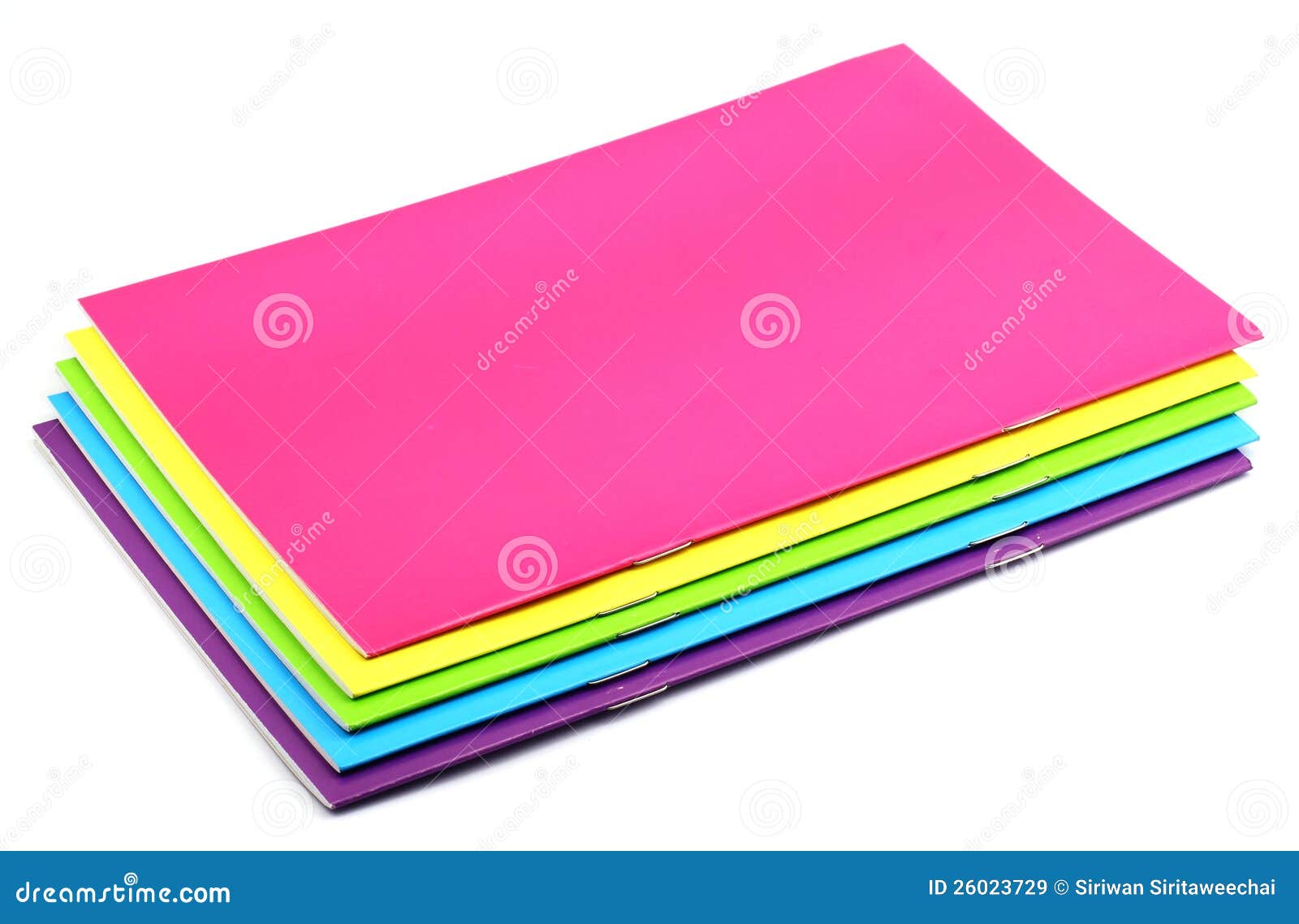 Color Notebook stock image. Image of book, notebook, blank - 26023729