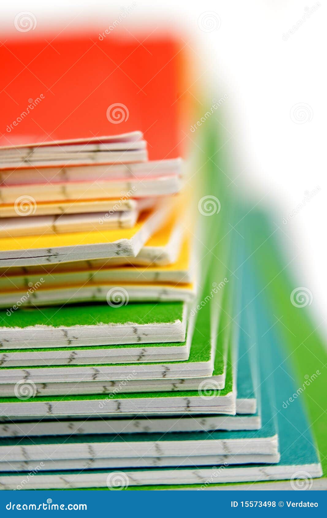 Color Notebooks Stack Background Stock Photo - Image of notebook ...