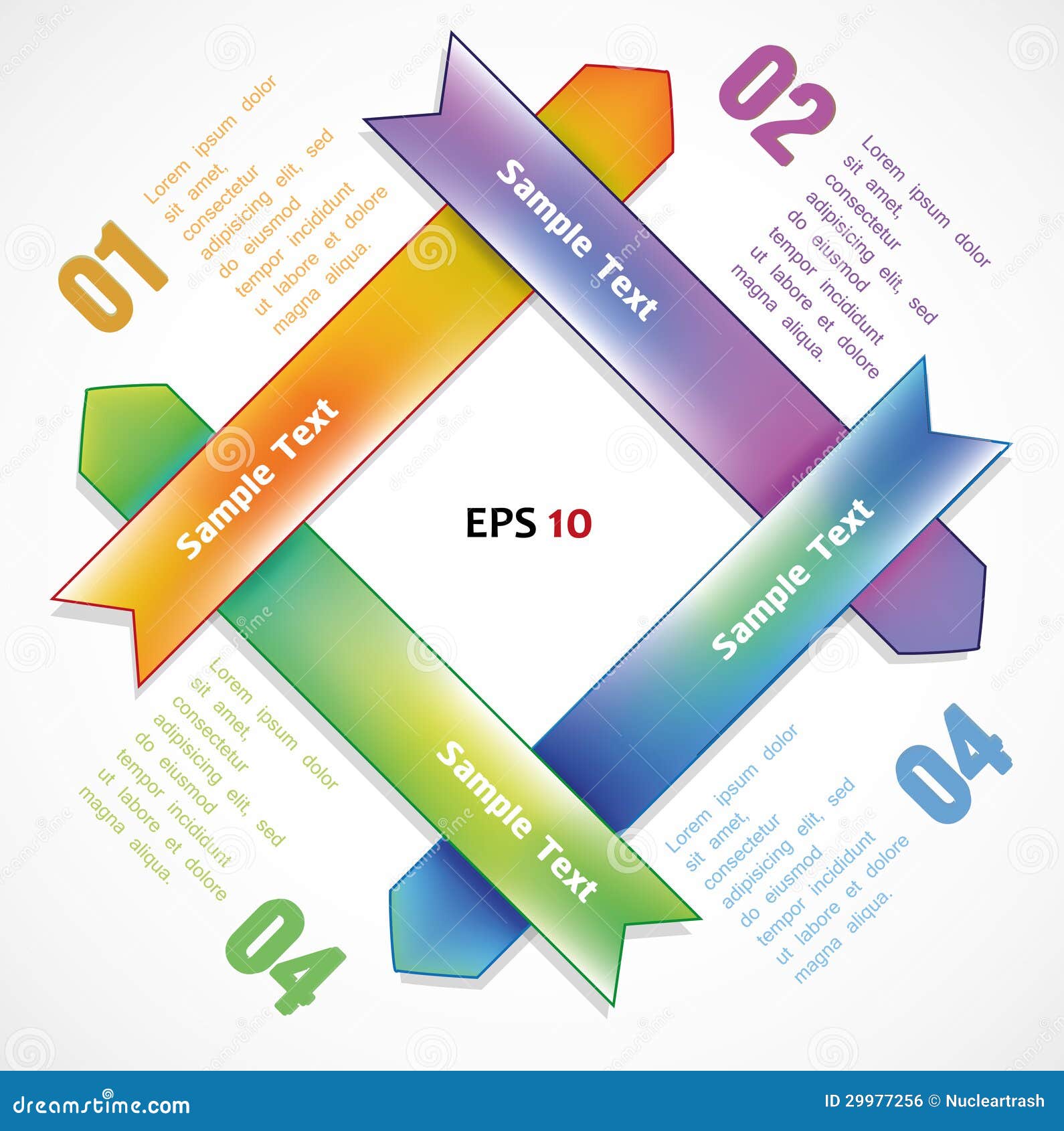 Color Numbered Stickers. stock vector. Illustration of copy - 29977256
