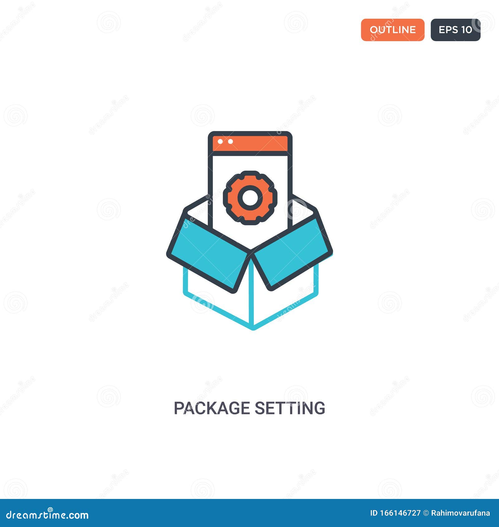 Two Color Package On Trolley Vector Icon From Delivery And Logistics ...