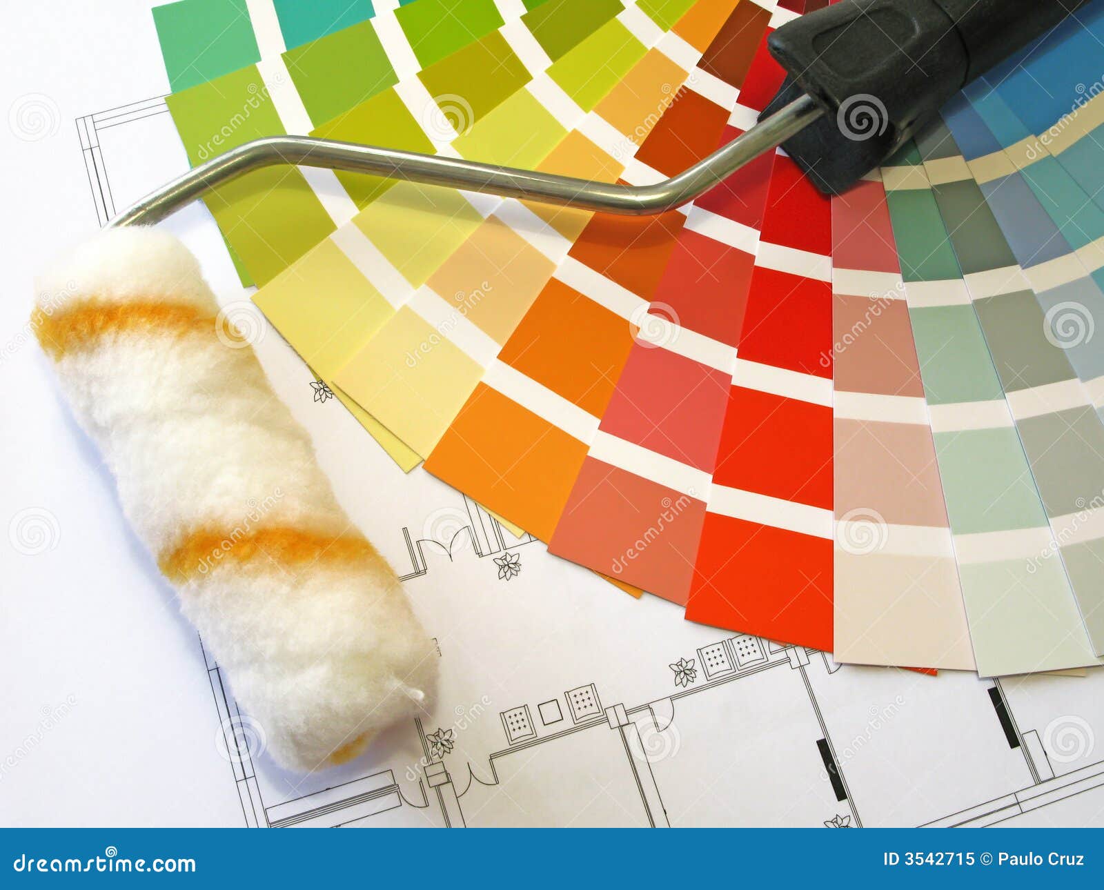 Color Paint stock image. Image of makeover, brown, designer - 3542715