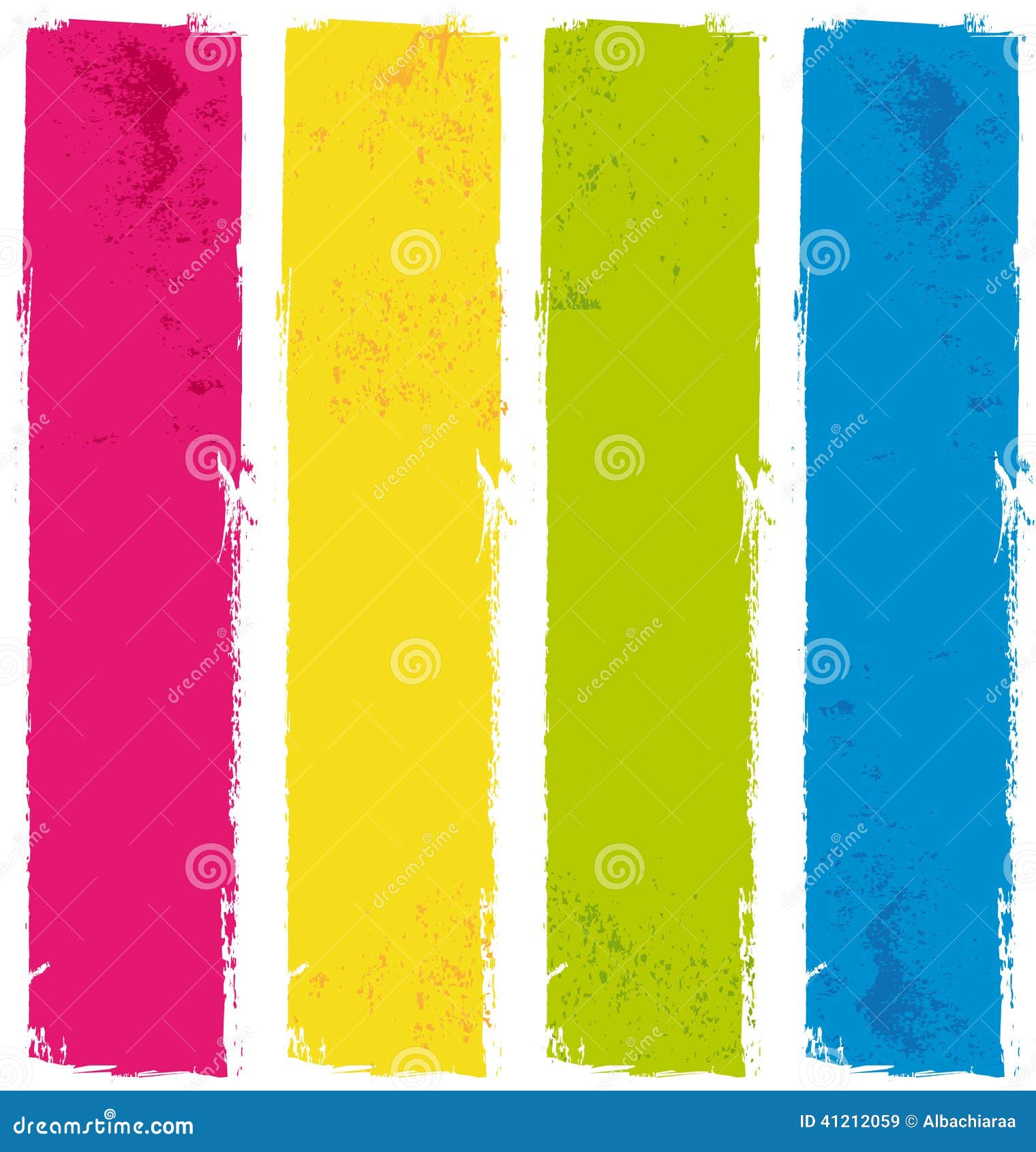 Color paint banners. stock vector. Illustration of decoration - 41212059
