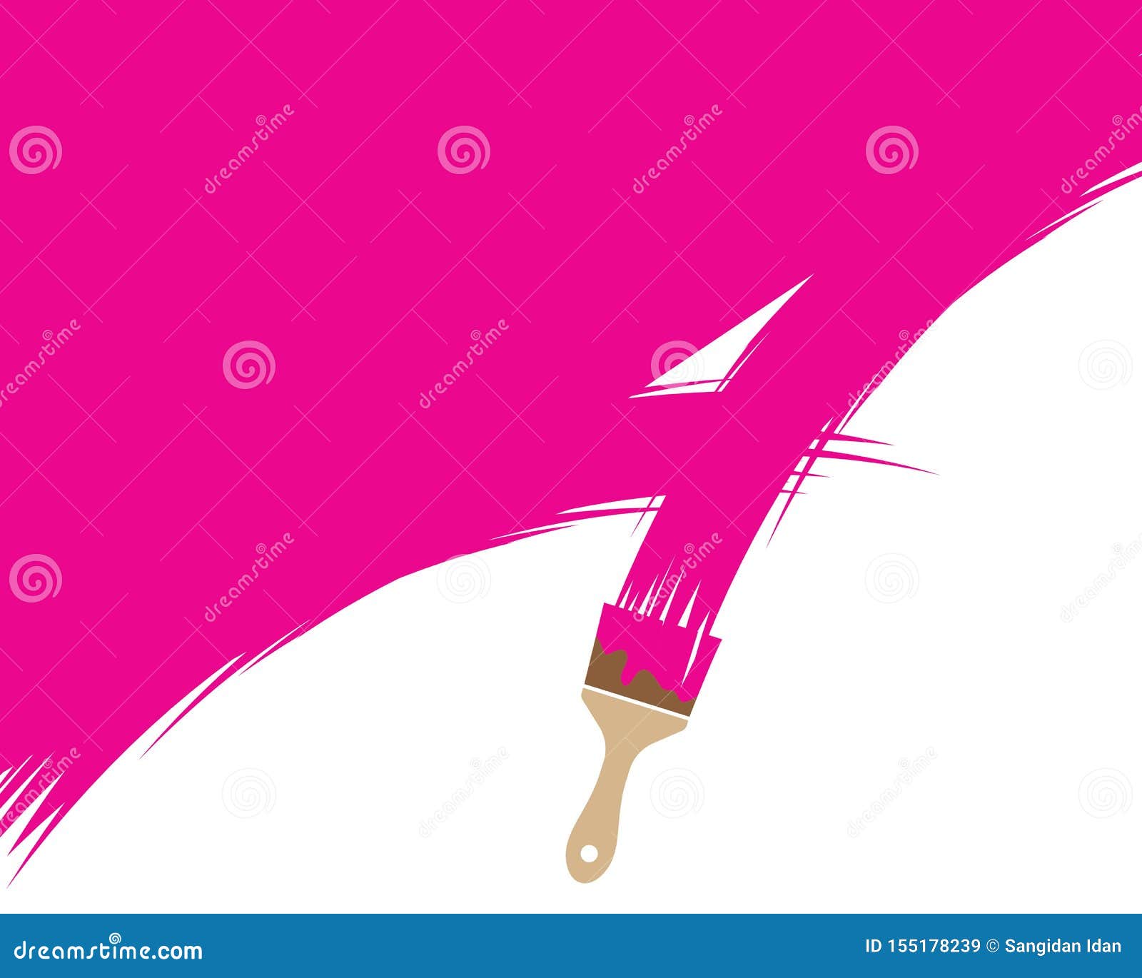 Color Paint Brush Logo Icon Vector Illustration Stock Vector ...
