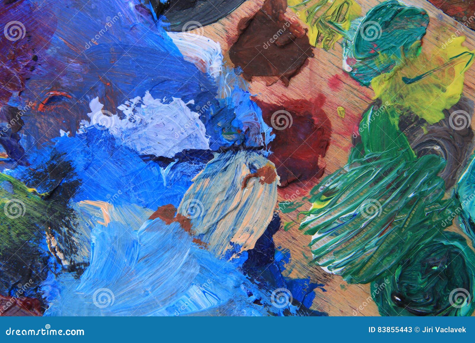 Color Paint Palette Texture Stock Image - Image of colour, colorful ...