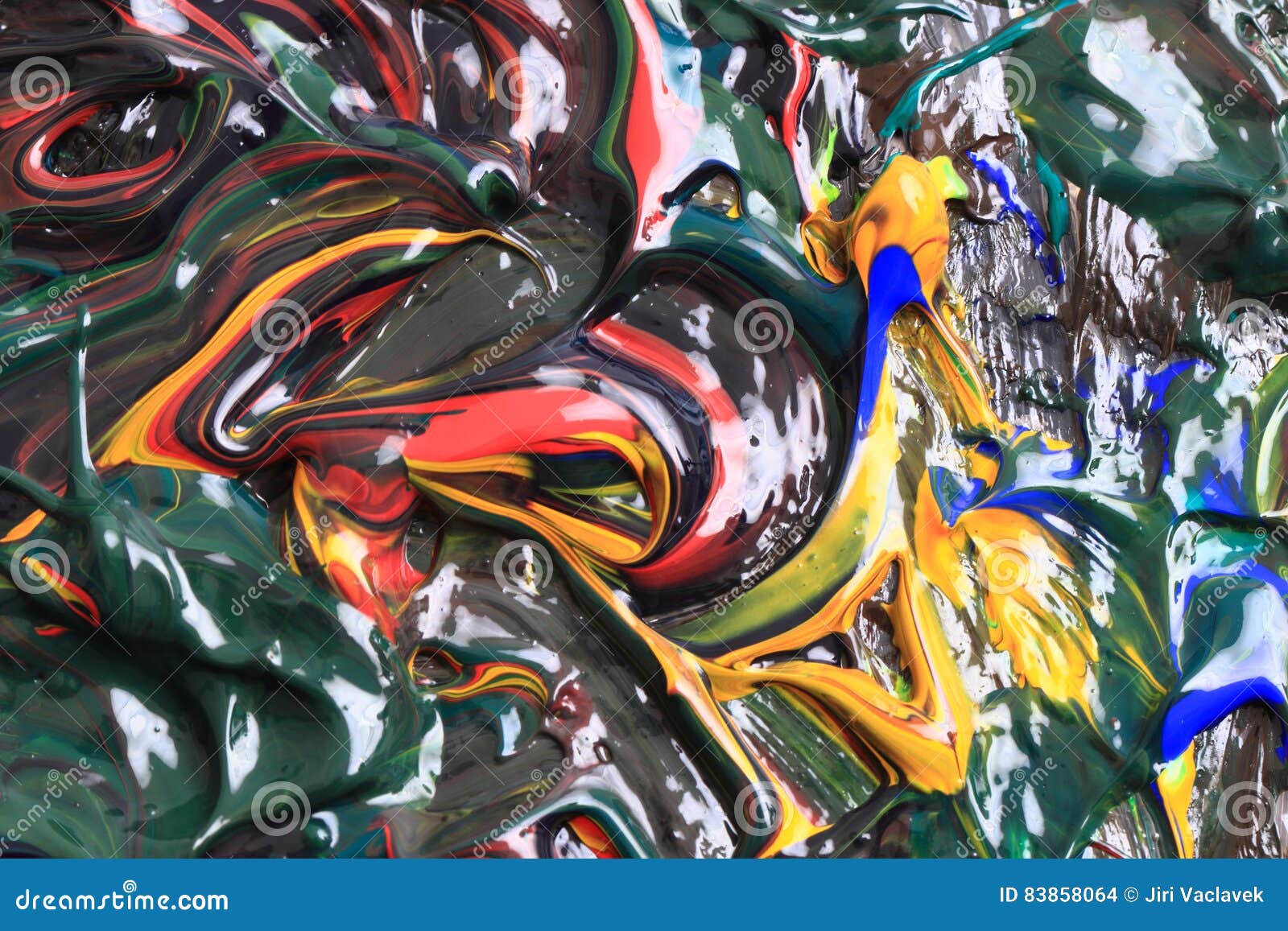 Color Paint Palette Texture Stock Photo - Image of creativity, colorful ...