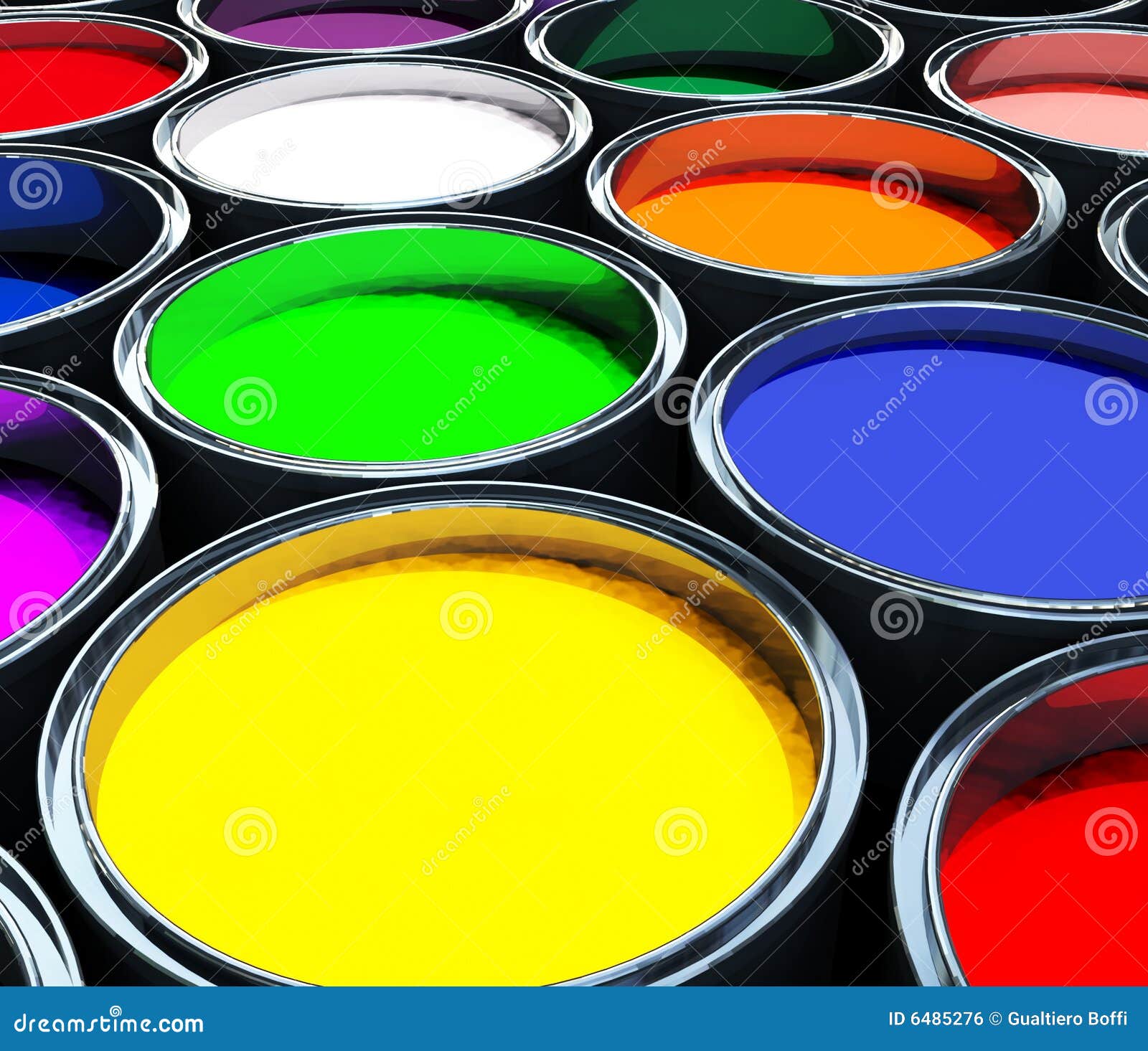 Color Paint Tank, Abstract Background Stock Photo - Image of container ...