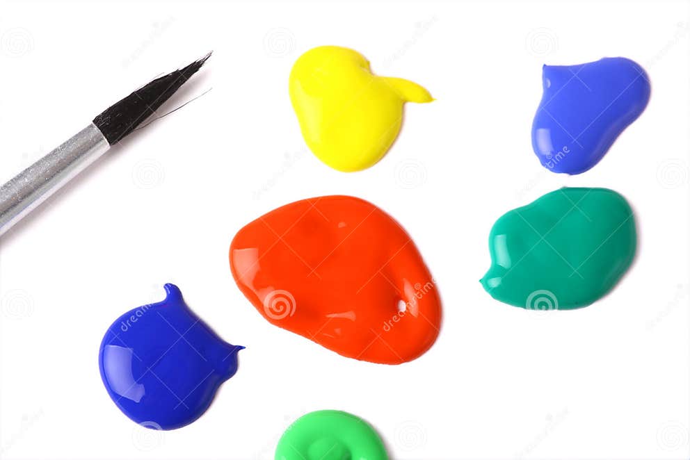 Color painting stock image. Image of paint, colorful - 28105413