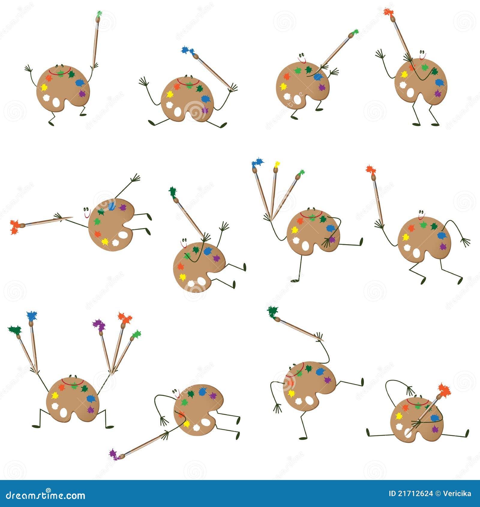 Palette Personified Stock Illustrations – 2 Palette Personified Stock ...