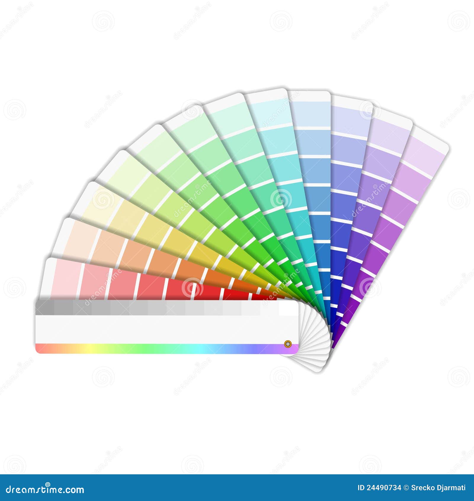 Color Palette, Shade Card, Color Theory, Theme, Guide. Vector ...