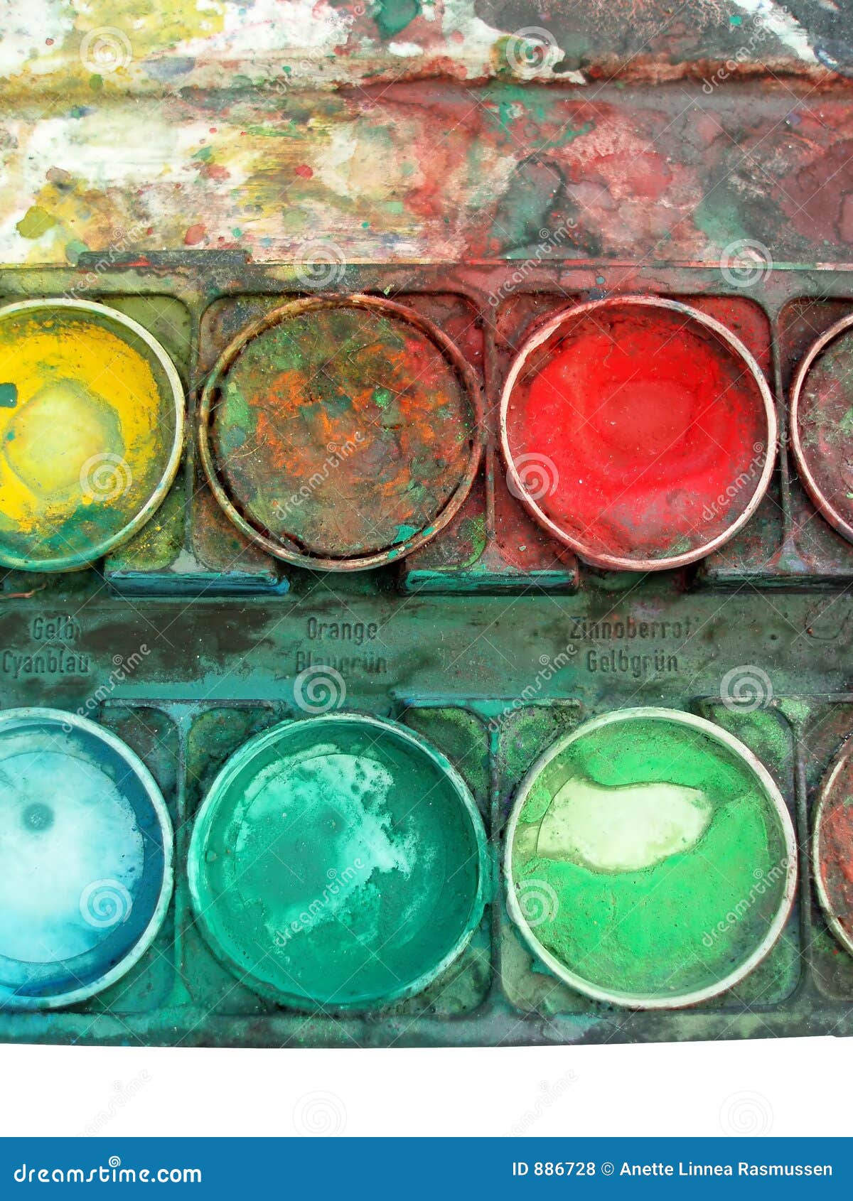 Color Palette Box Stock Photo | CartoonDealer.com #886728