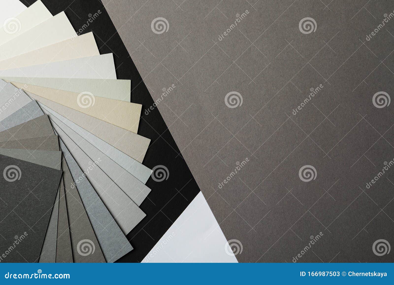 Color Palette on Bright Background. Space for Text Stock Image - Image ...