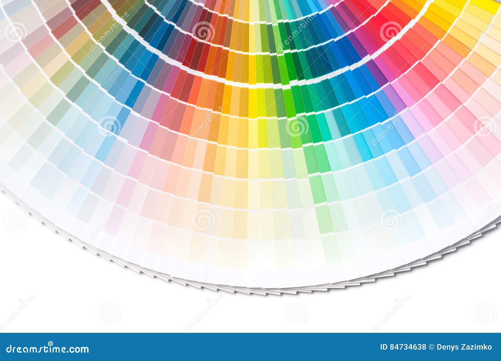 Color Palette, Color Guide, Paint Samples, Color Catalog Stock Photo ...