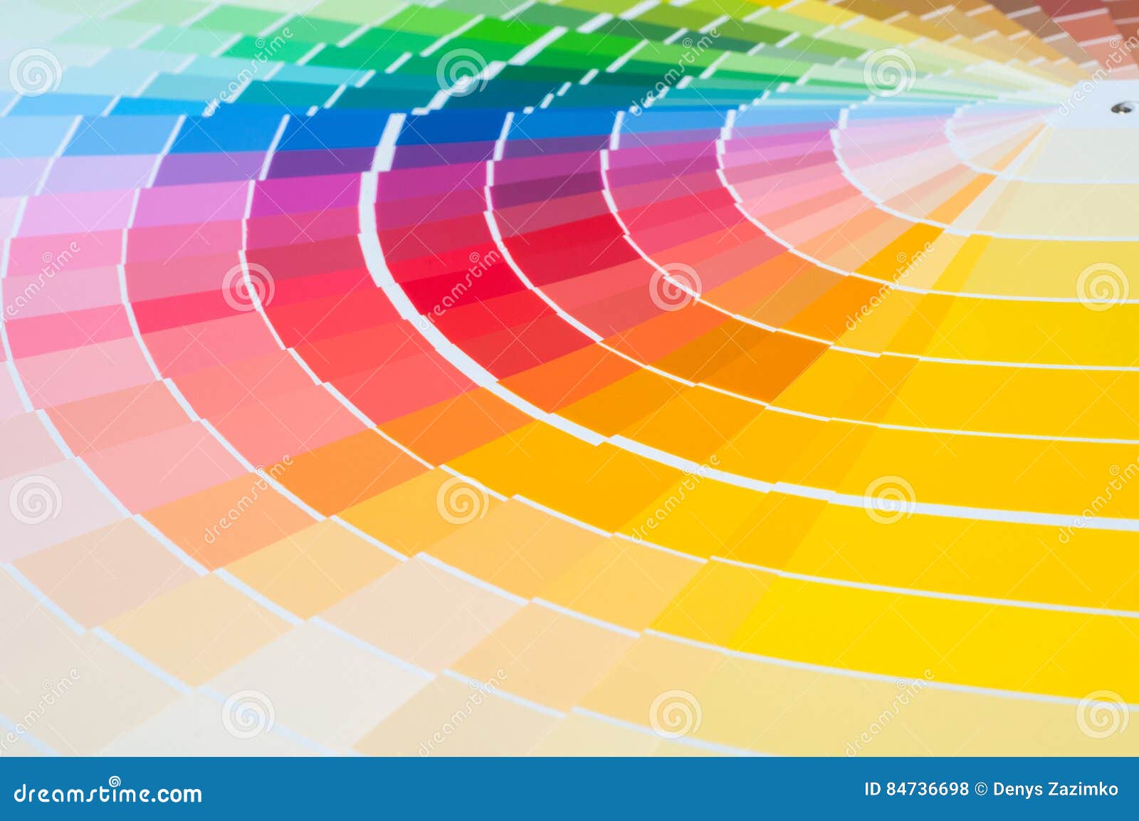 Color Palette, Color Guide, Paint Samples, Color Catalog Stock Photo ...