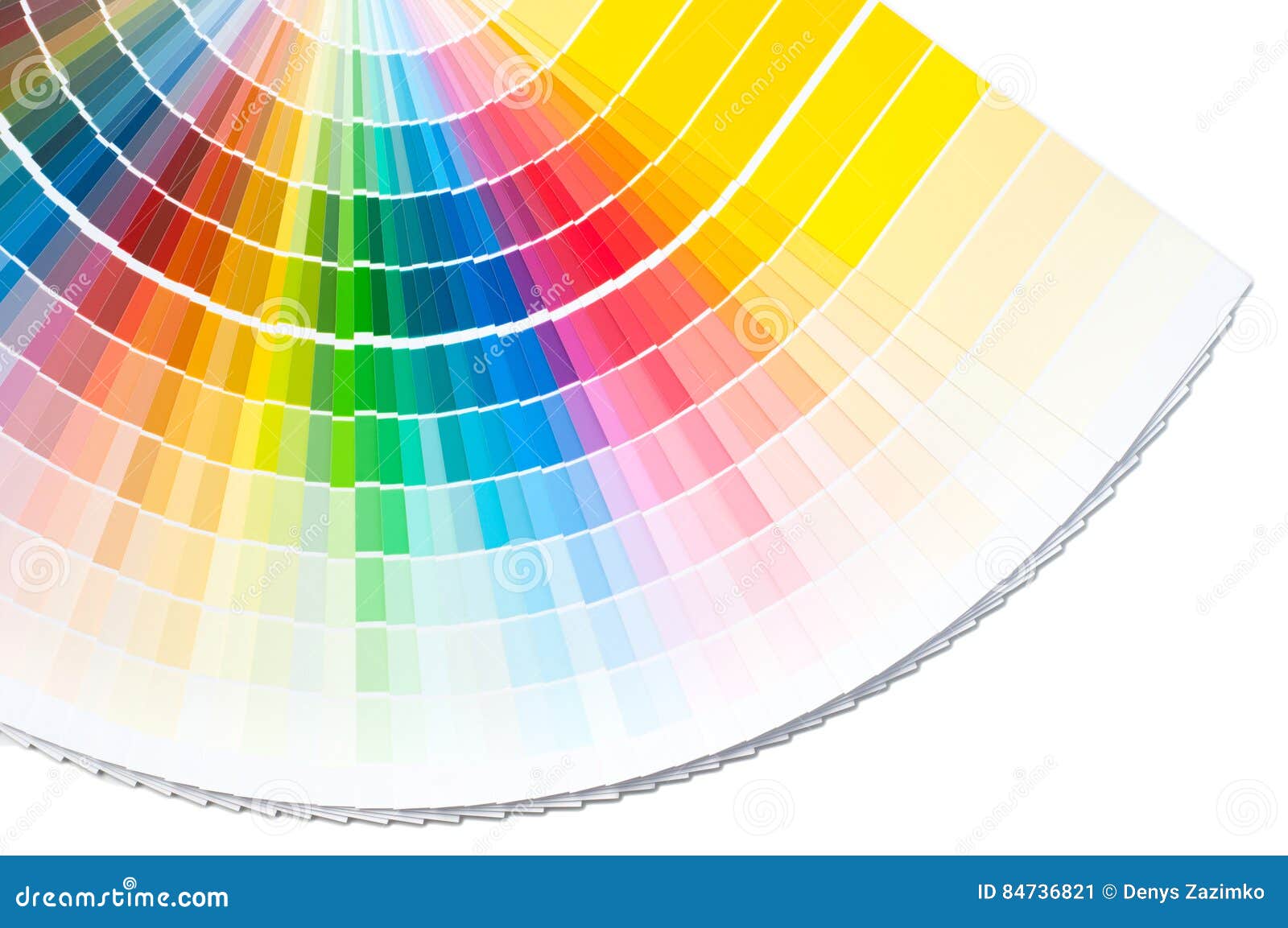 Color Palette, Color Guide, Paint Samples, Color Catalog Stock Image ...