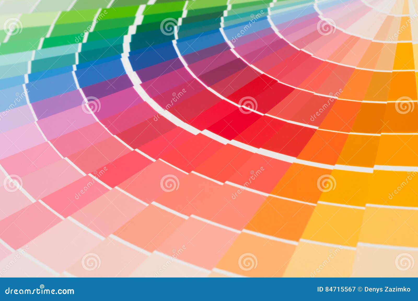 Color Palette, Color Guide, Paint Samples, Color Catalog Stock Image ...