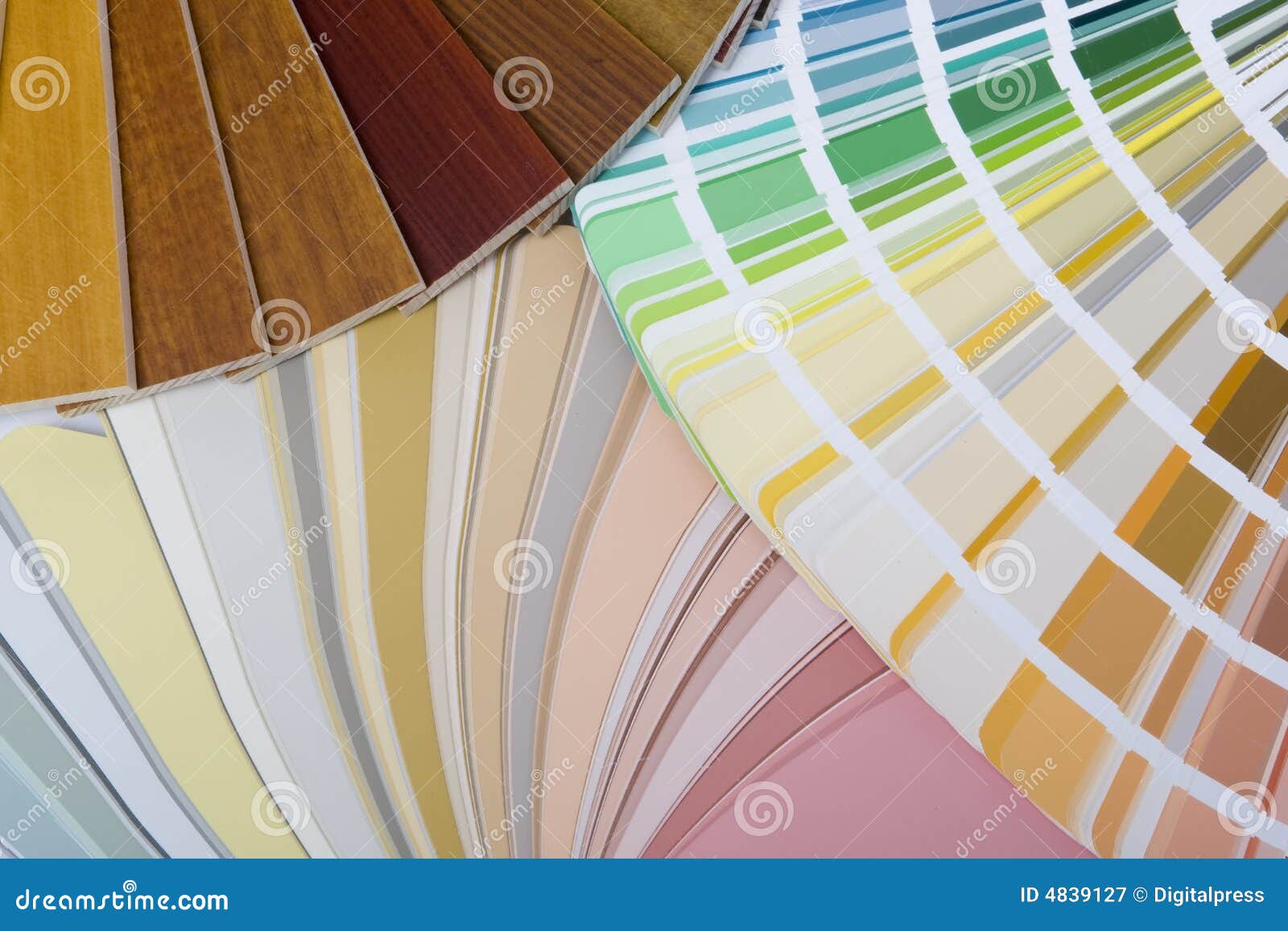 Color Palette with Color Patterns Stock Image - Image of paint, painter ...