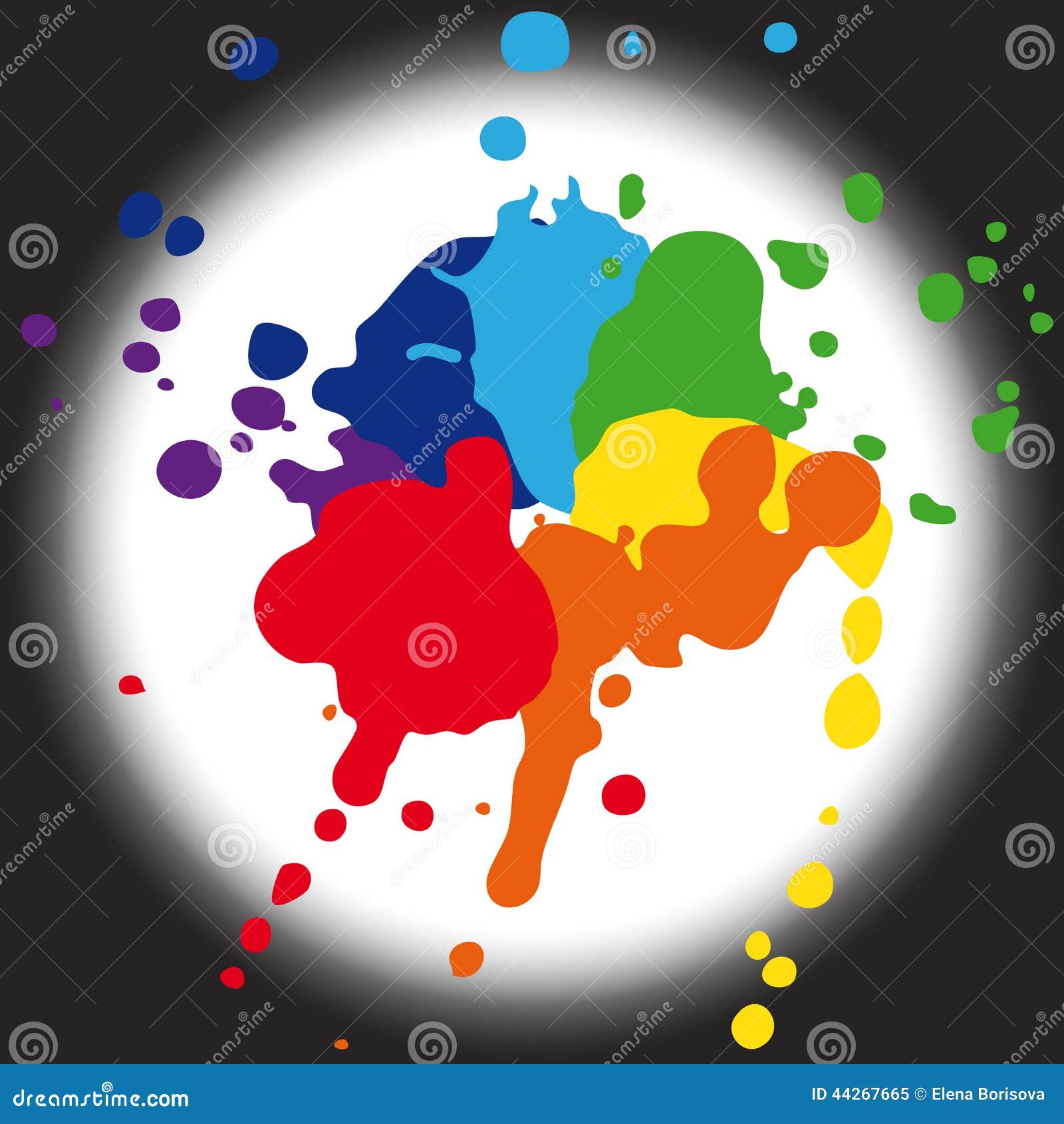 Color palette for design stock vector. Illustration of graphic - 44267665