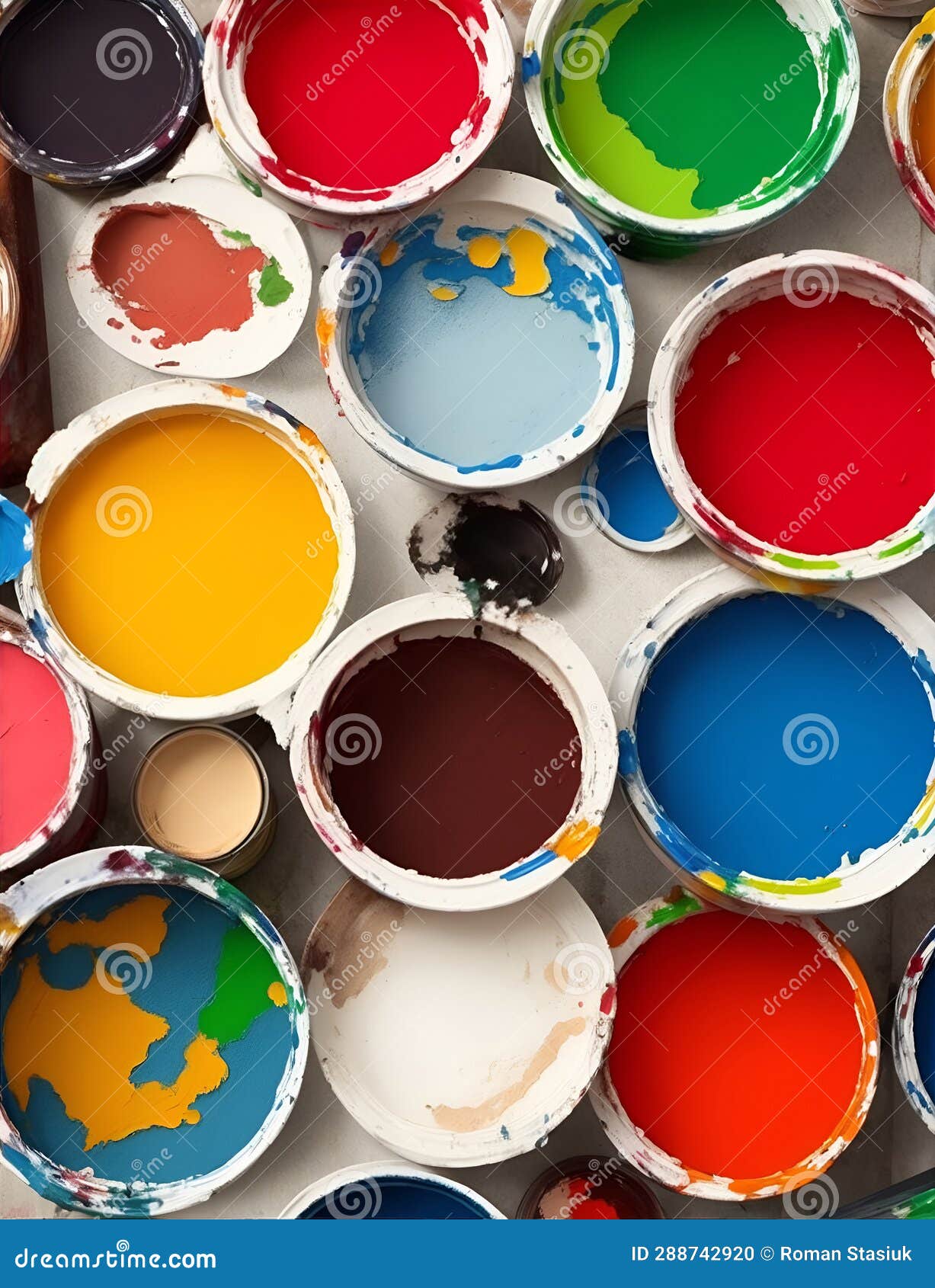 Color Palette. Different Colors Stock Illustration - Illustration of ...