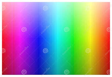 Color Palette with Every Hue Stock Vector - Illustration of palette ...