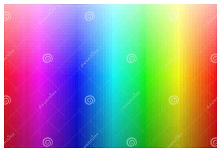 Color Palette with Every Hue Stock Vector - Illustration of palette ...