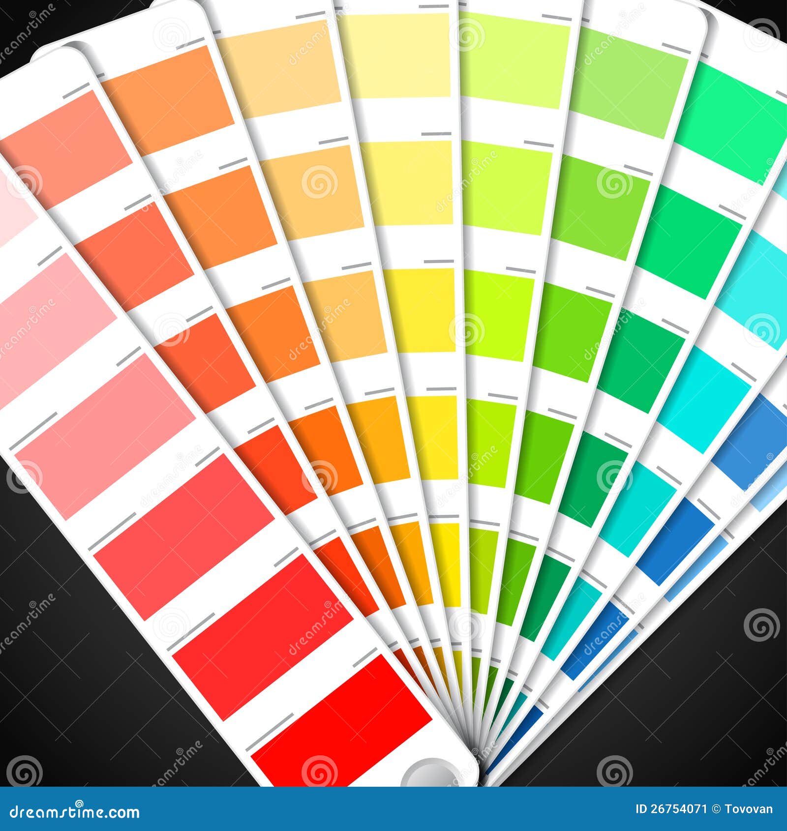 Color palette guide stock vector. Illustration of cmyk - 26754071