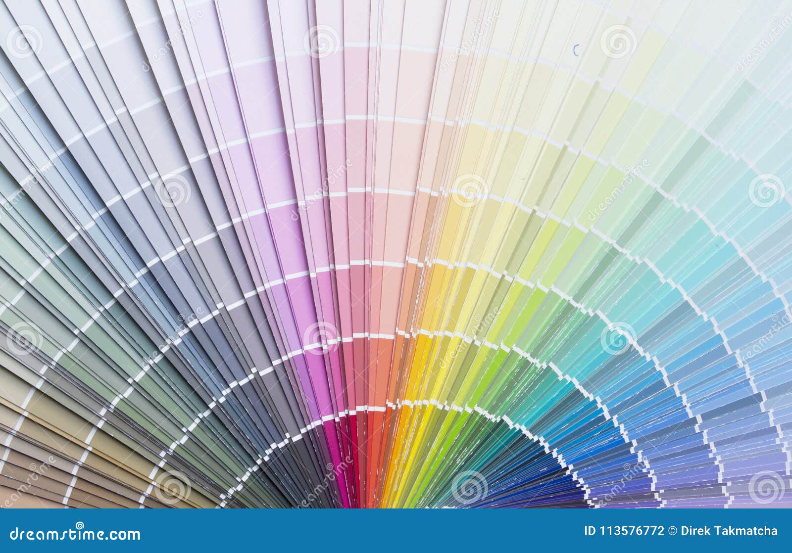 Color Palette Guide or Color Samples Stock Photo - Image of spectrum ...