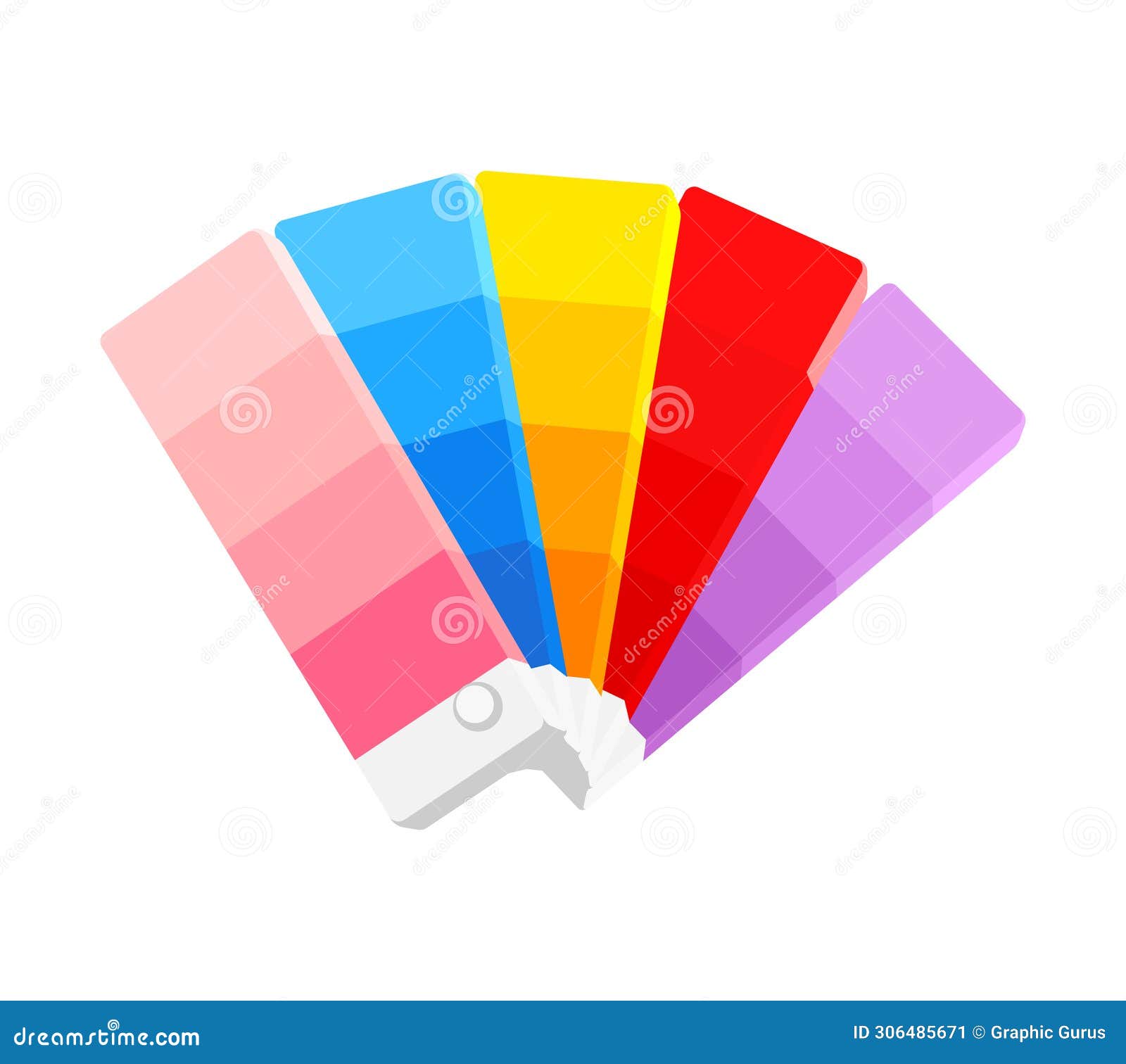 Color Palette Guide. Color Swatches Stock Vector - Illustration of ...
