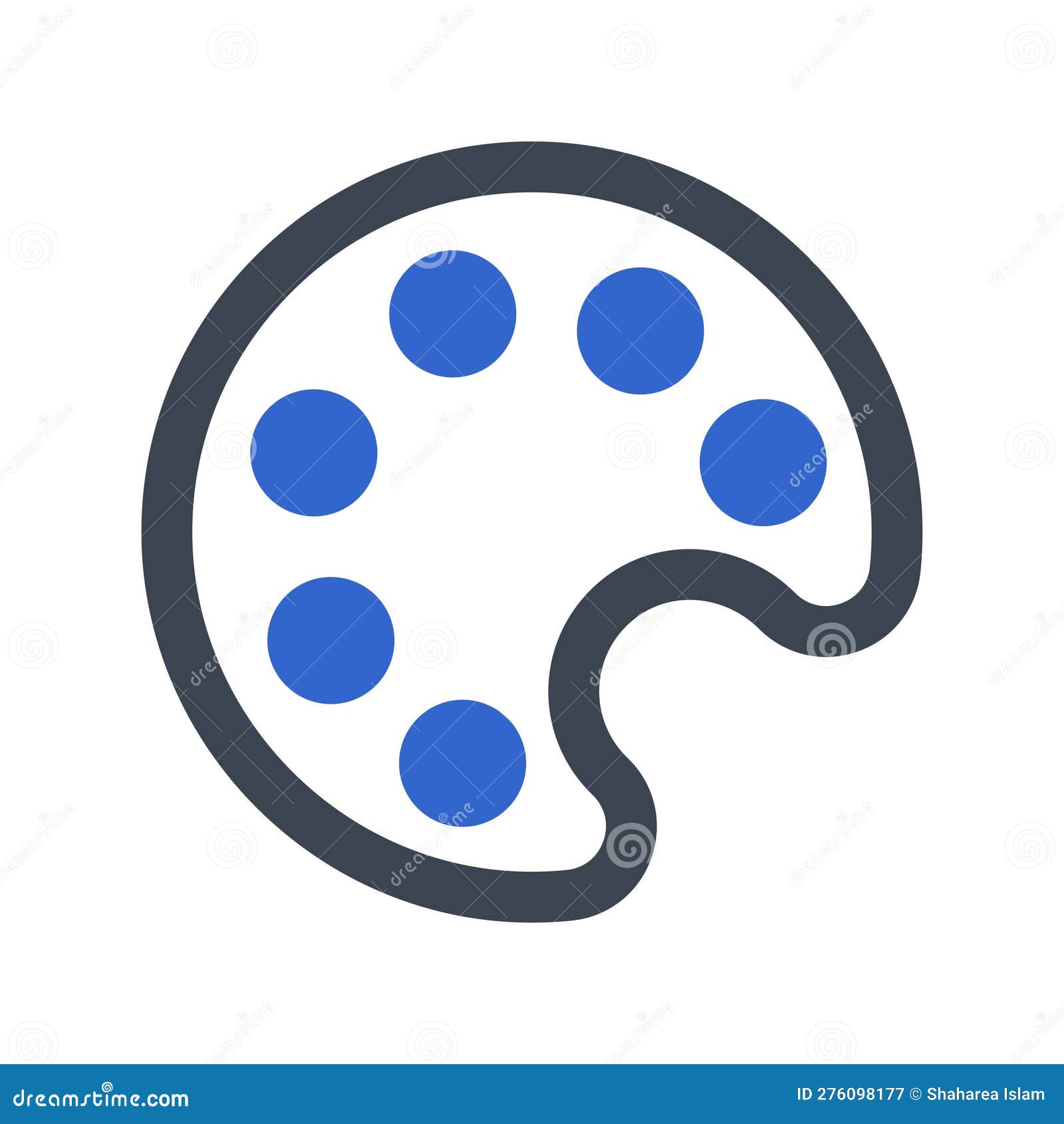 Color palette icon stock vector. Illustration of interface - 276098177