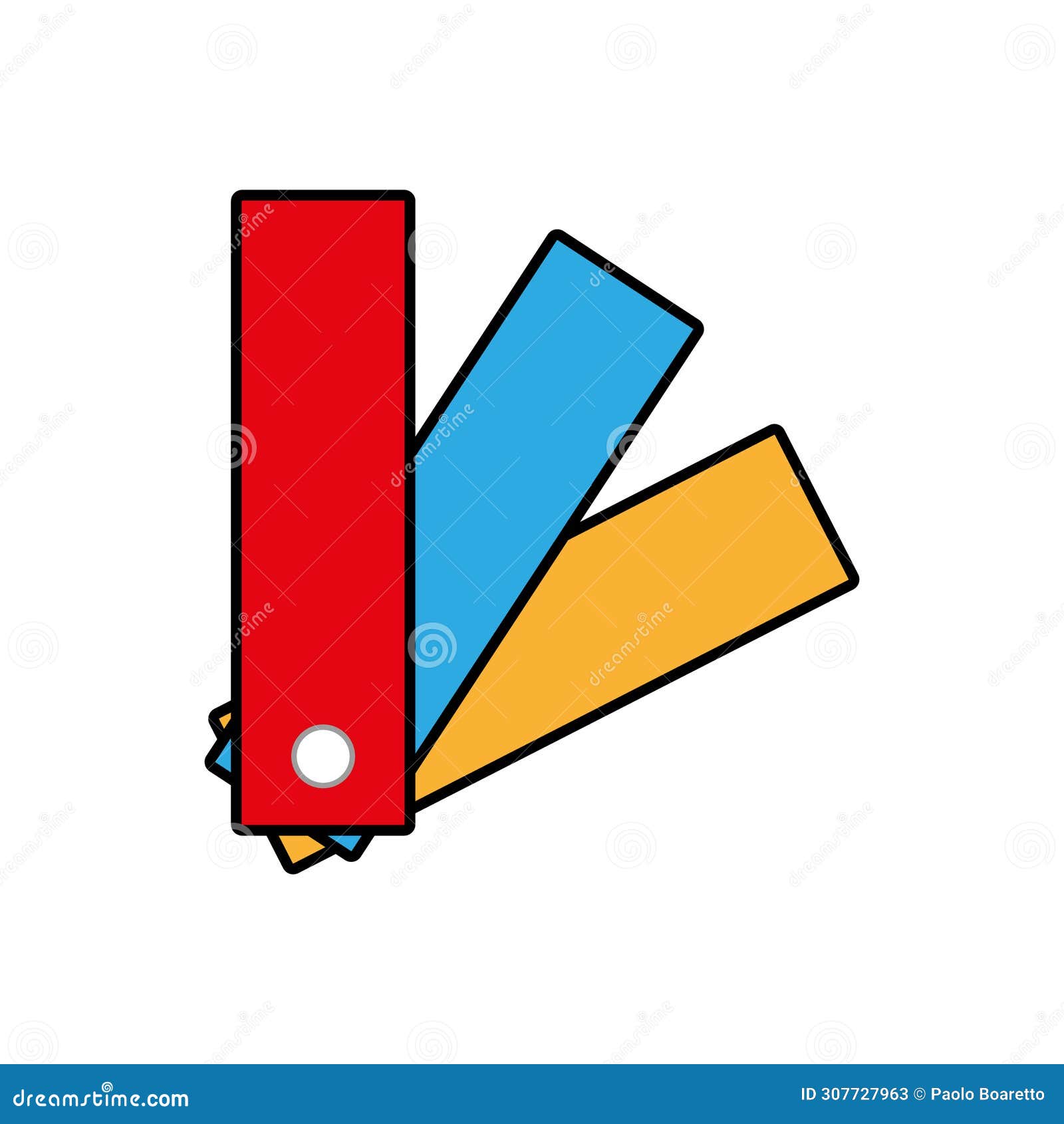 Color Palette Icon in Different Style. Colored and Black Color Chart ...