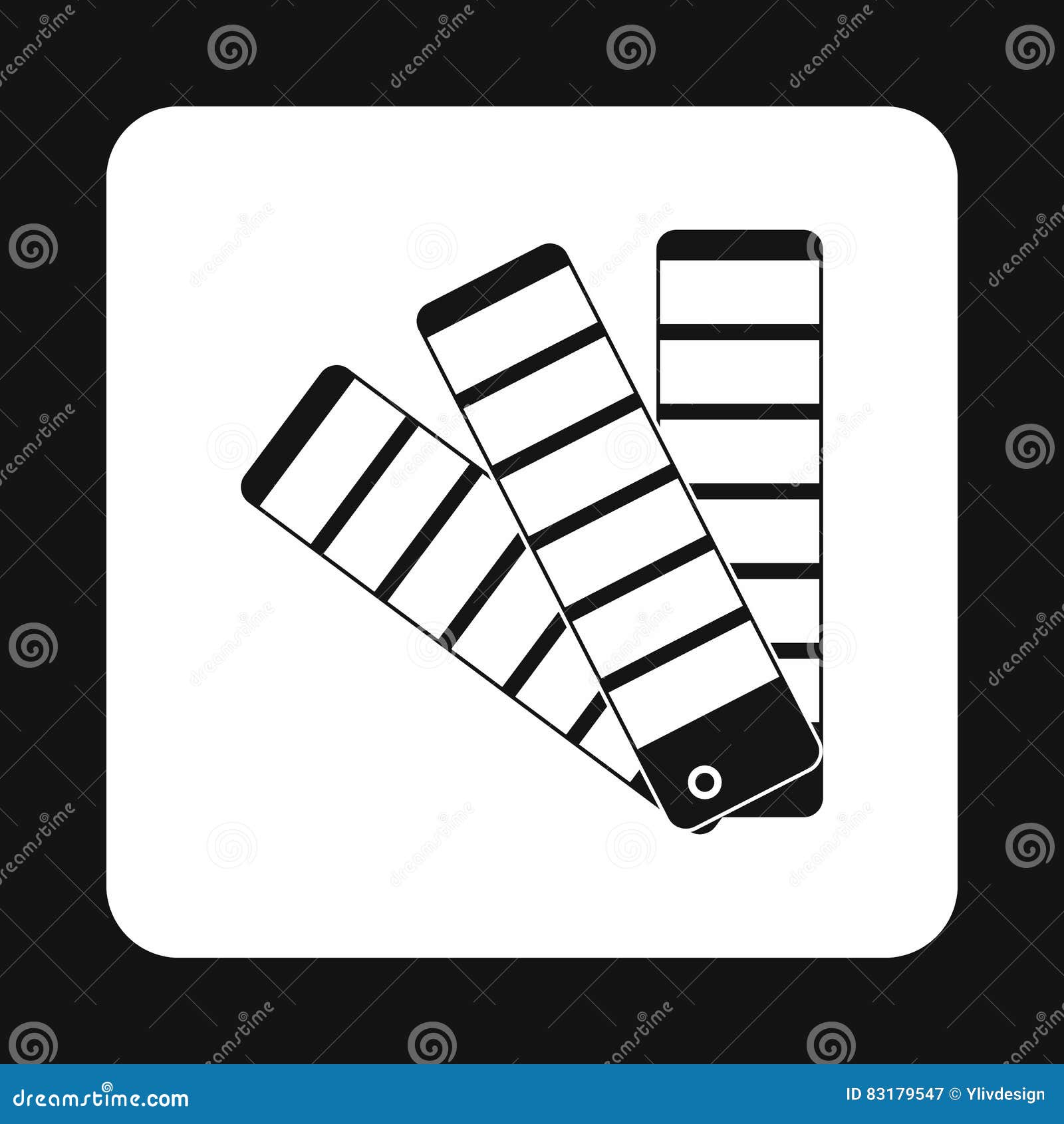 Color Palette Icon, Simple Style Stock Vector - Illustration of design ...