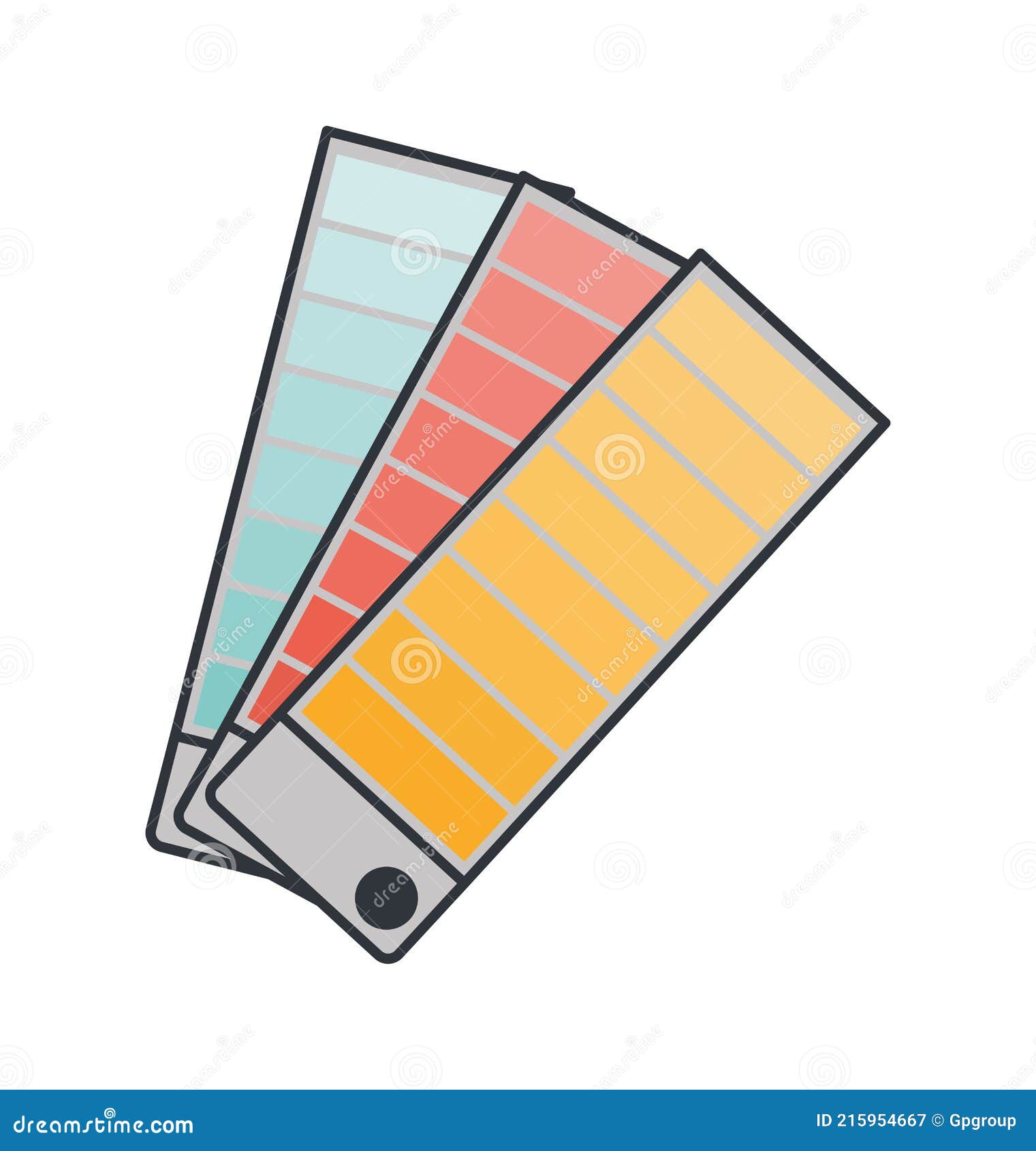 Color palette icon stock vector. Illustration of decor - 215954667