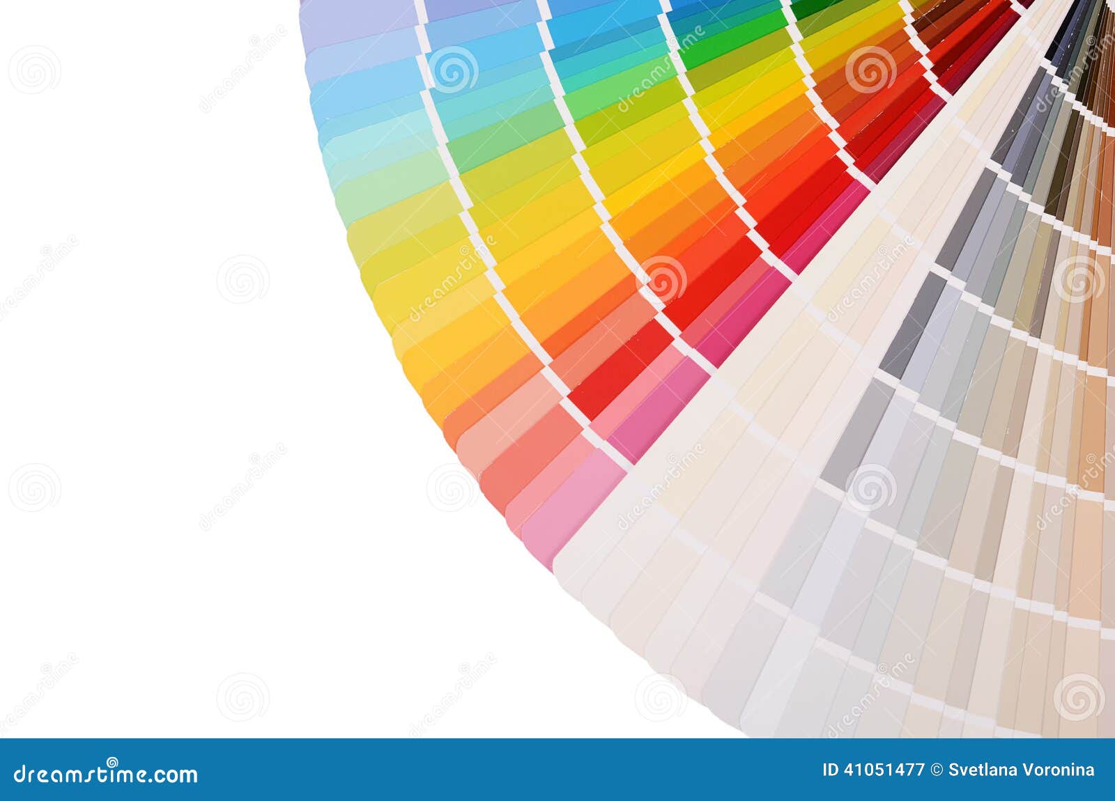 The Color Palette Isolated on White Stock Image - Image of bright ...