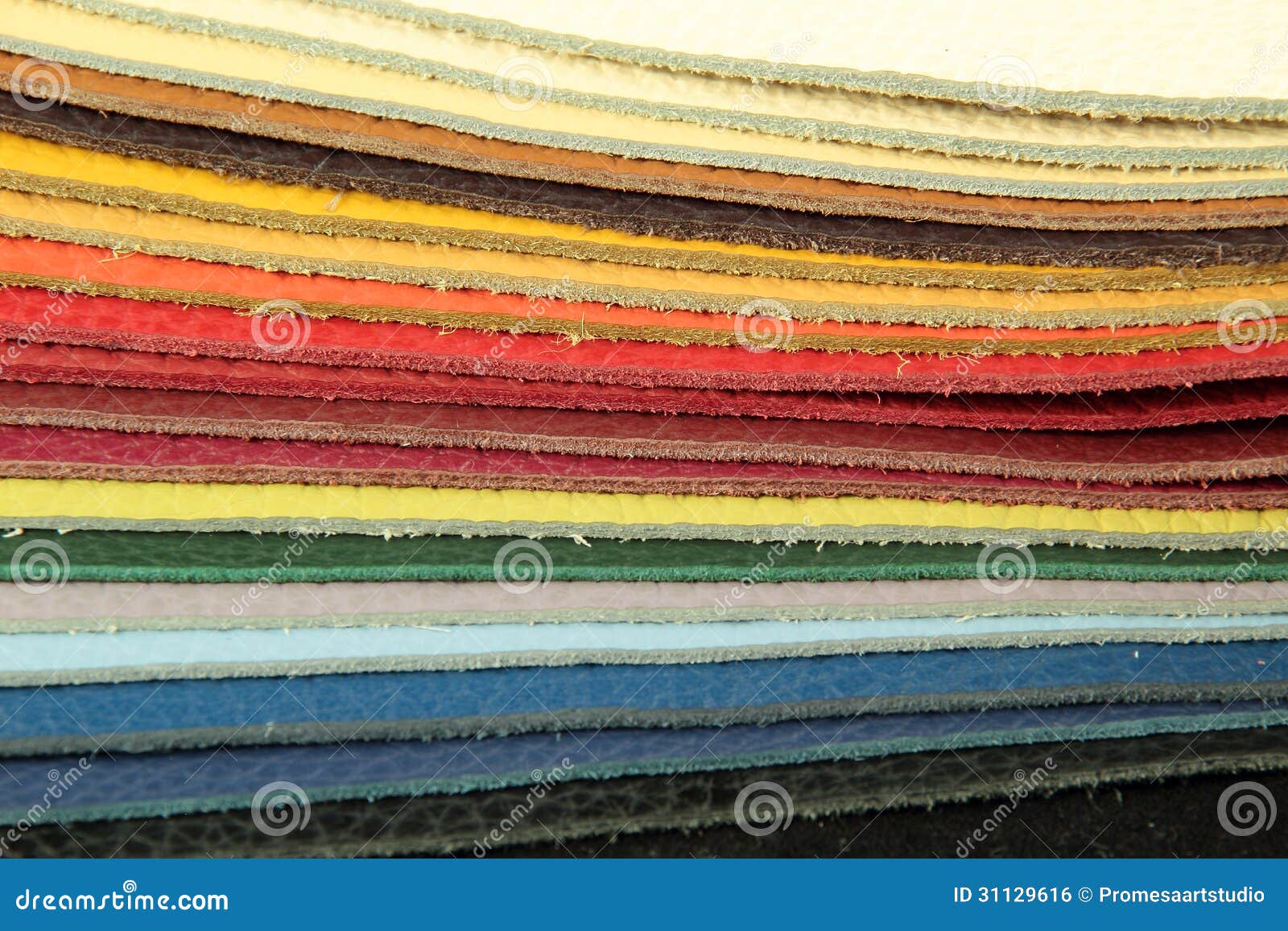 Color Palette Sample Picker of Leather Material Stock Photo - Image of ...