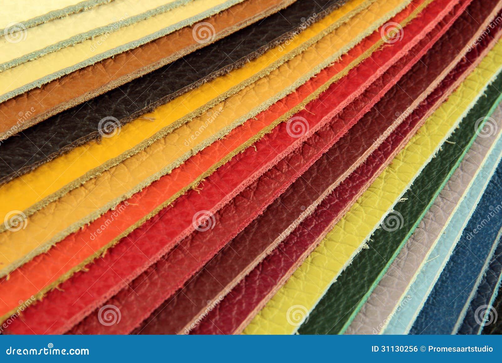 Color Palette Sample Picker of Leather Material Stock Photo - Image of ...