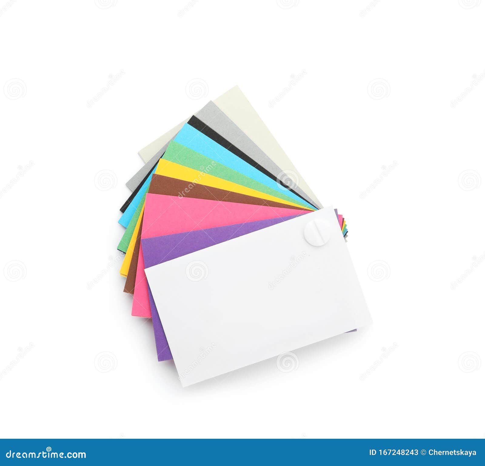 Color Palette Samples Isolated on White Stock Image - Image of rainbow ...
