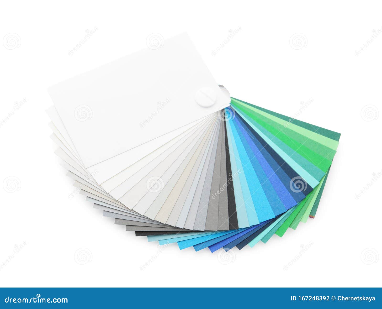 Color Palette Samples Isolated on White Stock Photo - Image of ...