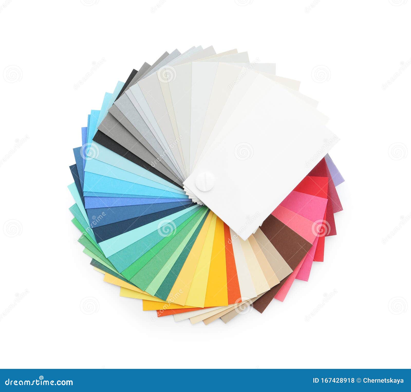 Color Palette Samples Isolated on White Stock Photo - Image of colorful ...