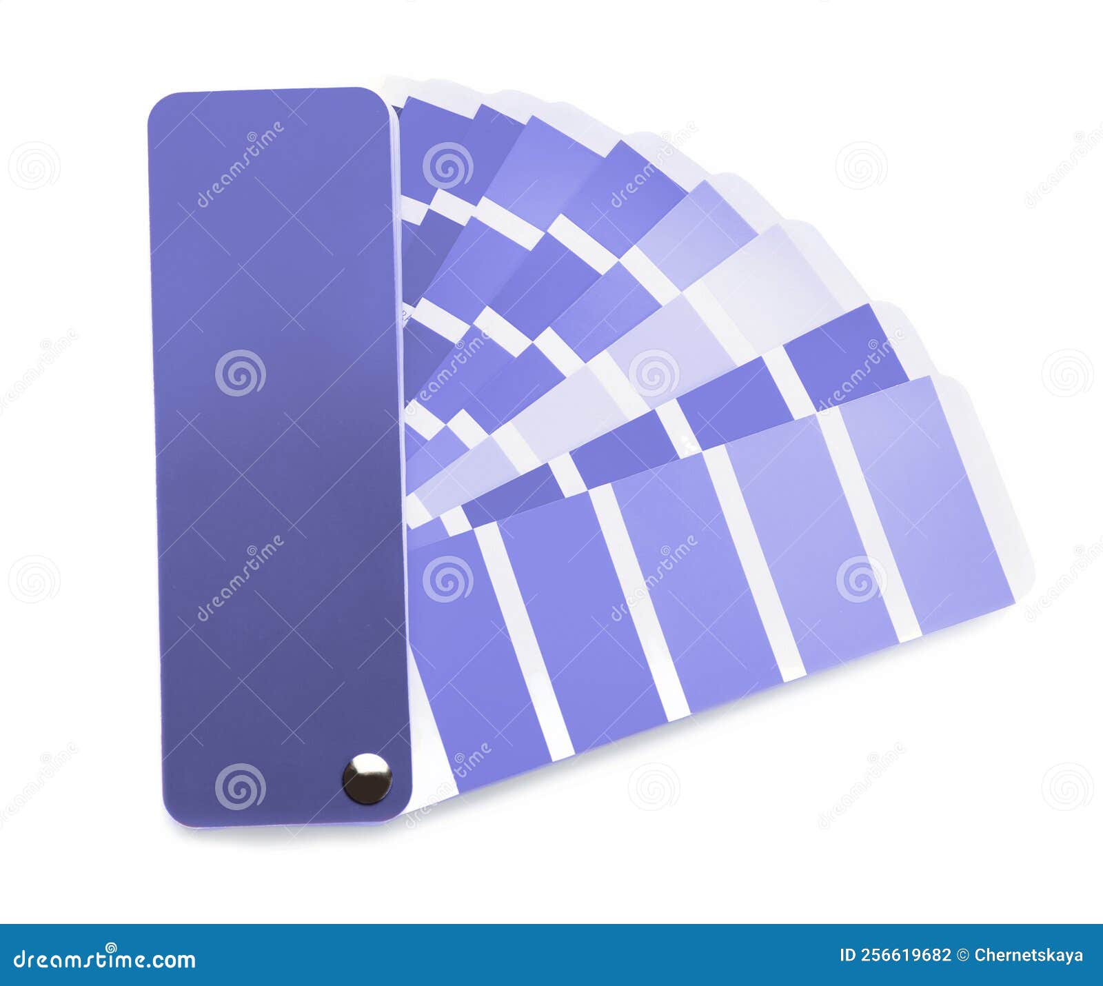 Color Palette Samples of Violet Shades on White Background Stock ...