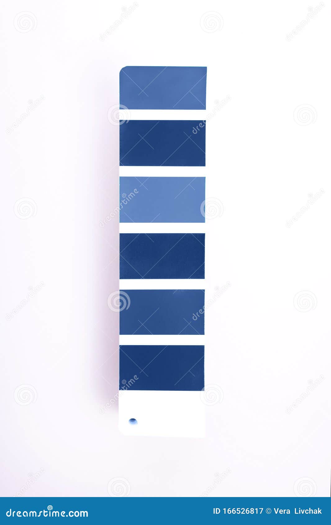 Color Palette Samples on White Background Classic Blue Color of Year ...