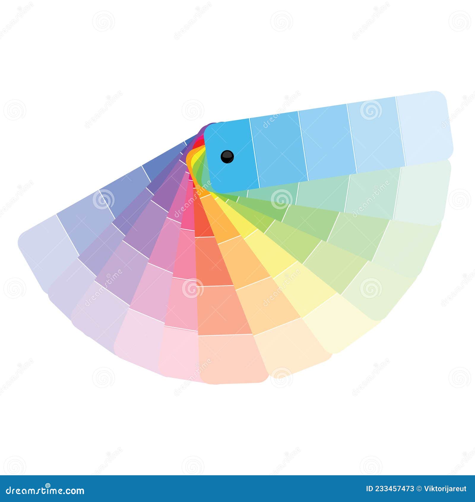 Color Palette Samples on White Background Stock Vector - Illustration ...