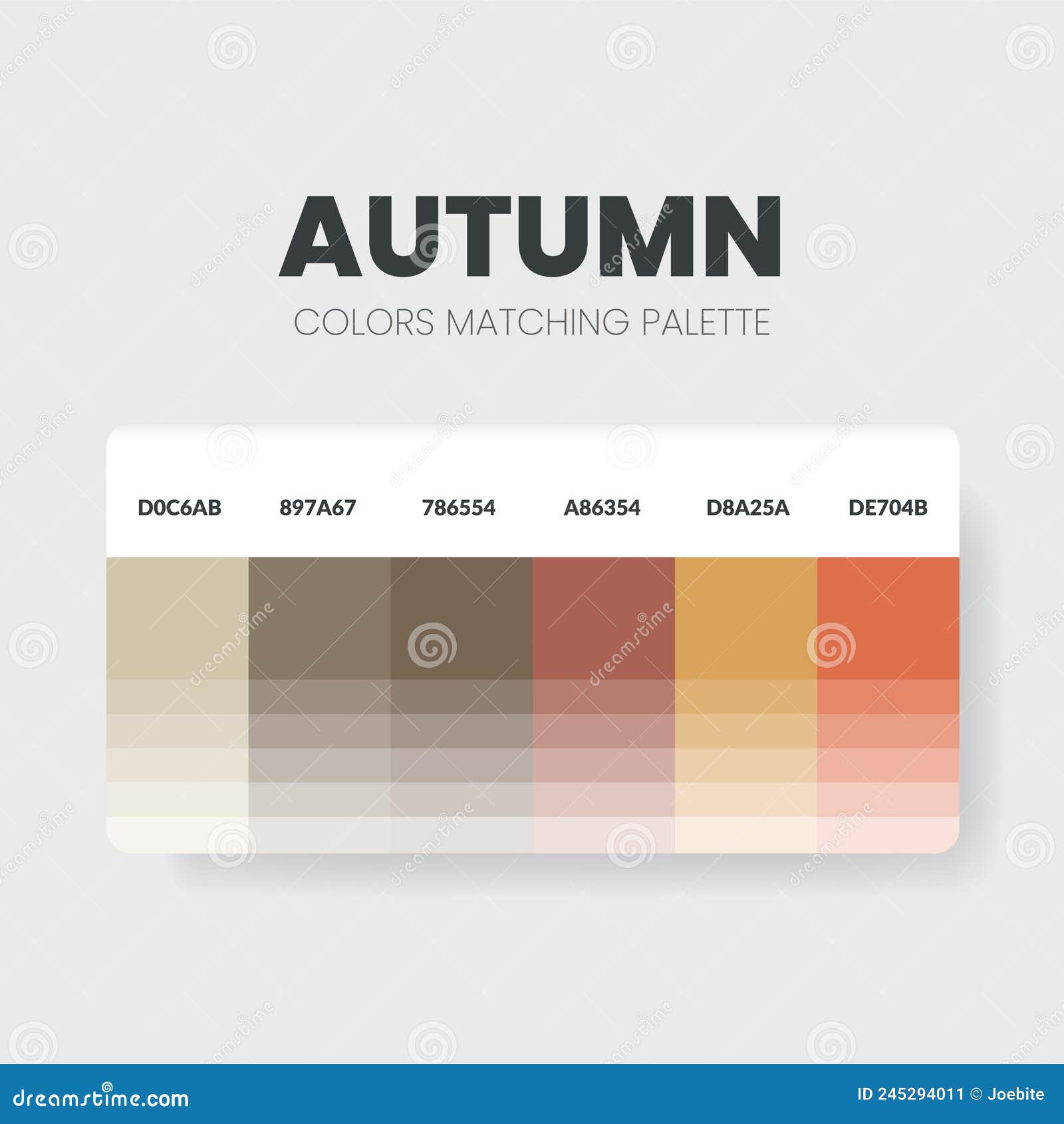 Autumn Color Palette or Color Schemes are Trends Combinations and ...