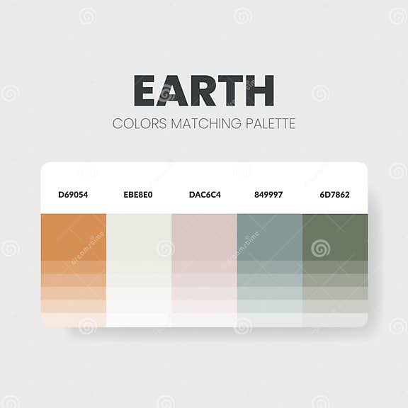 Earth Color Palette or Color Schemes are Trends Combinations and ...