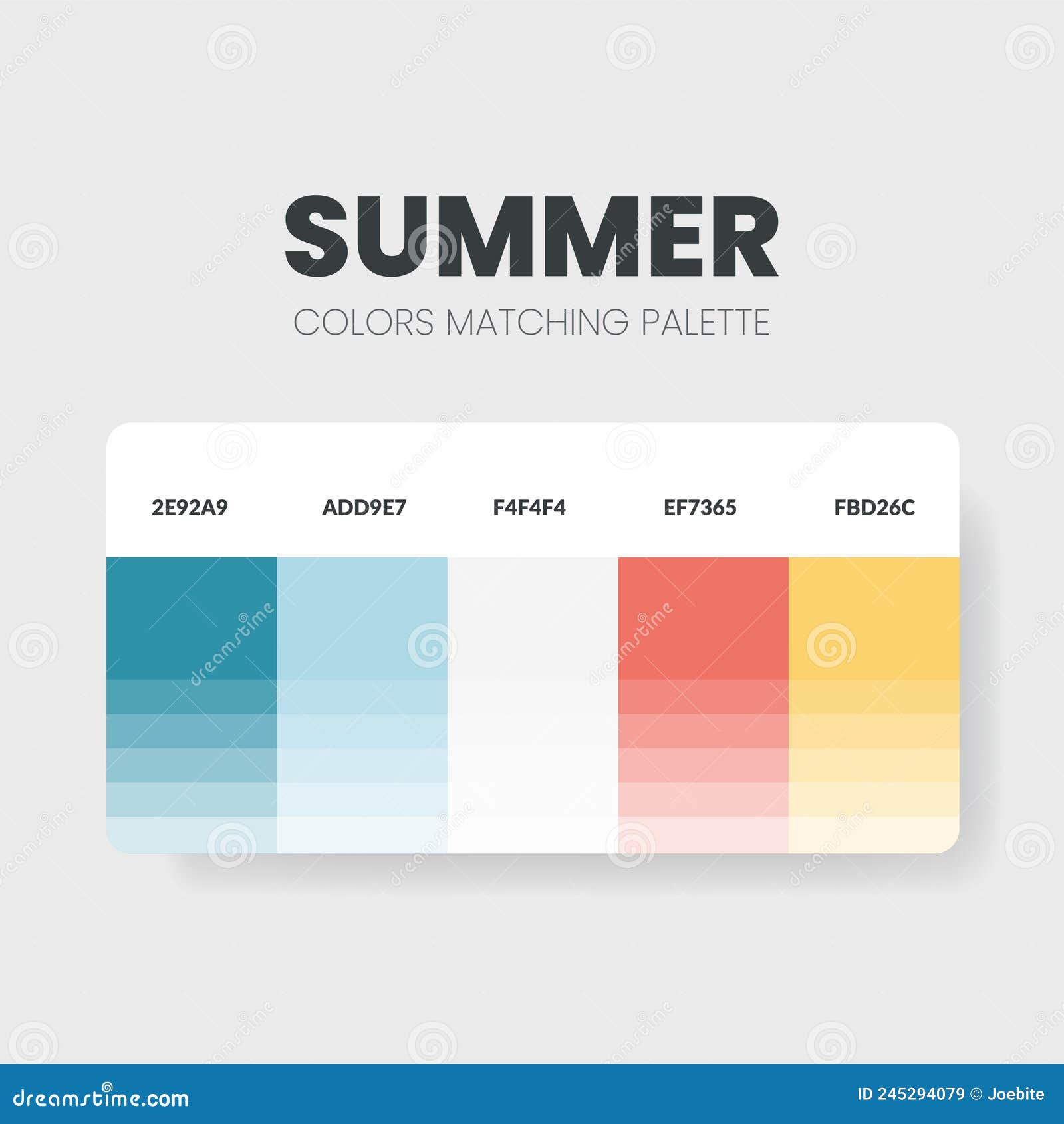 Summer Color Palette or Color Schemes are Trends Combinations and ...