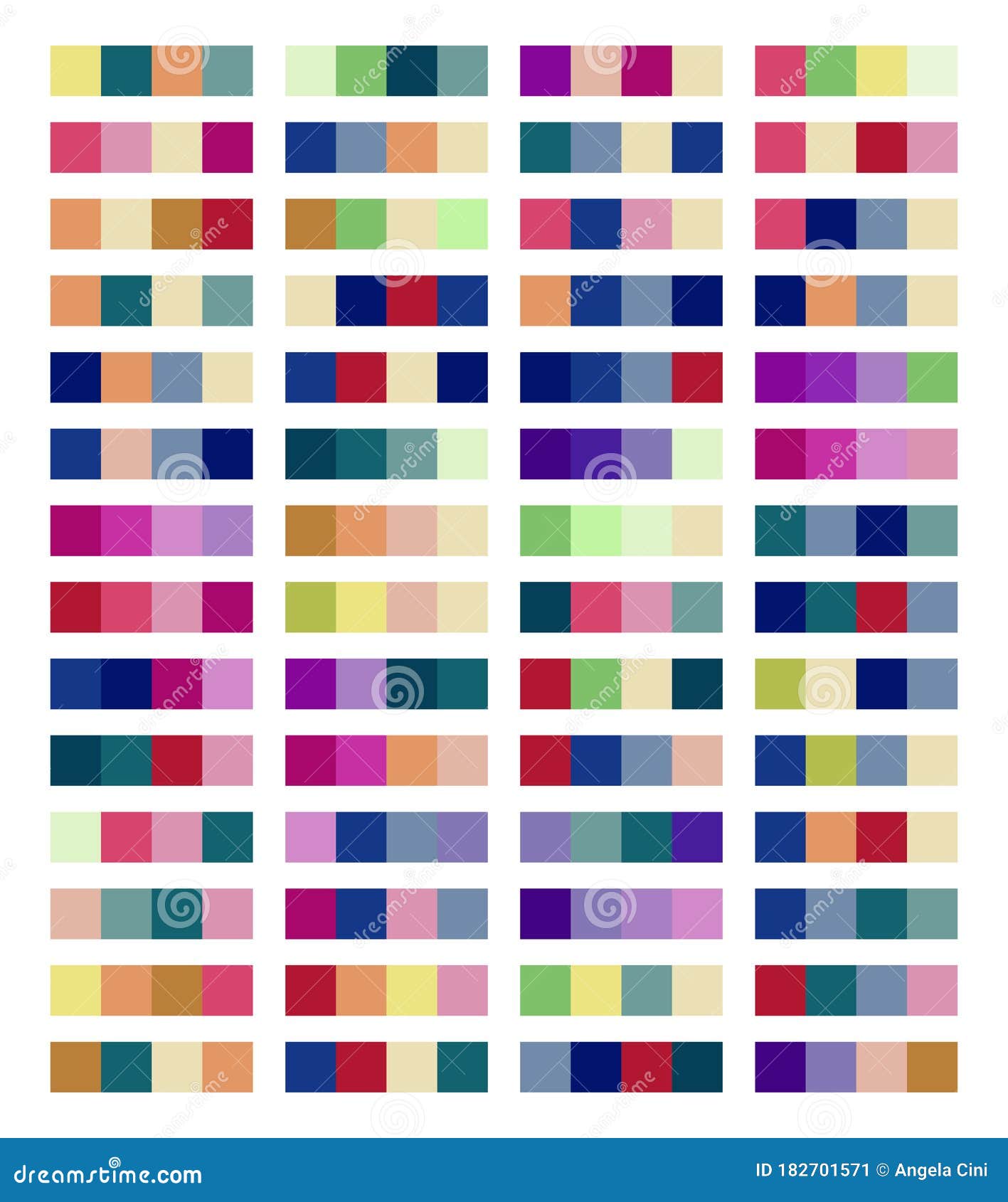 Color Palette Swatches Vector Design Stock Vector - Illustration of ...