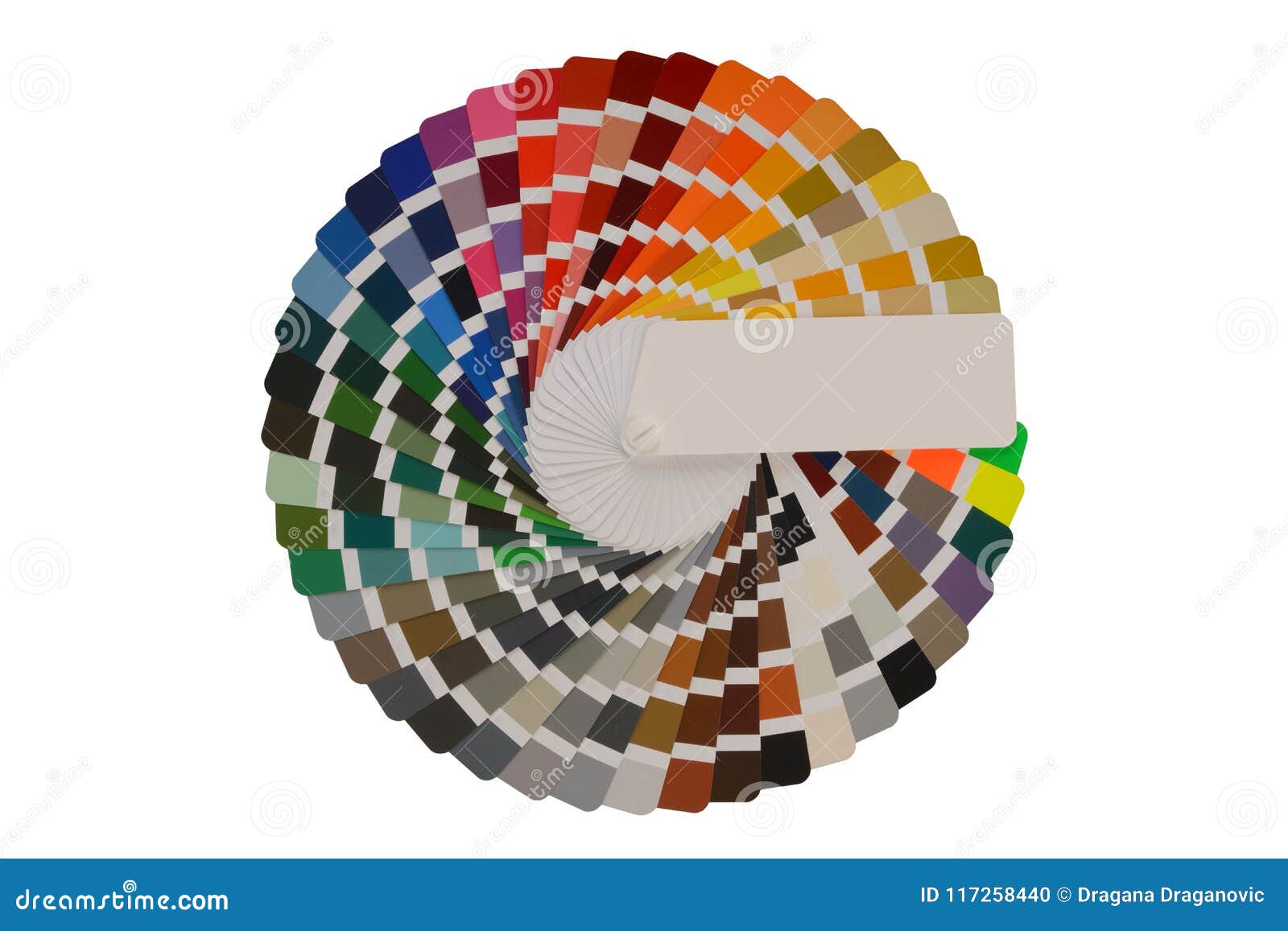 Color Palette with Various Samples Stock Illustration - Illustration of ...