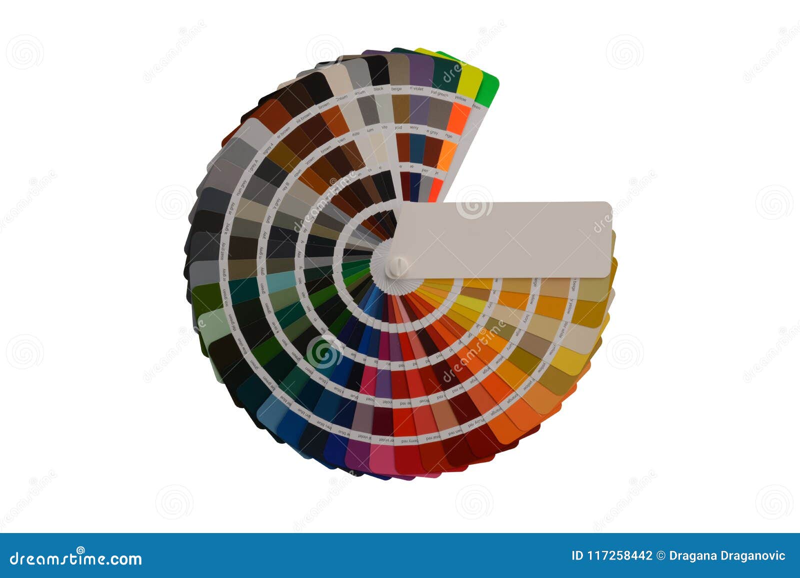 Color Palette with Various Samples Stock Photo - Image of colored ...