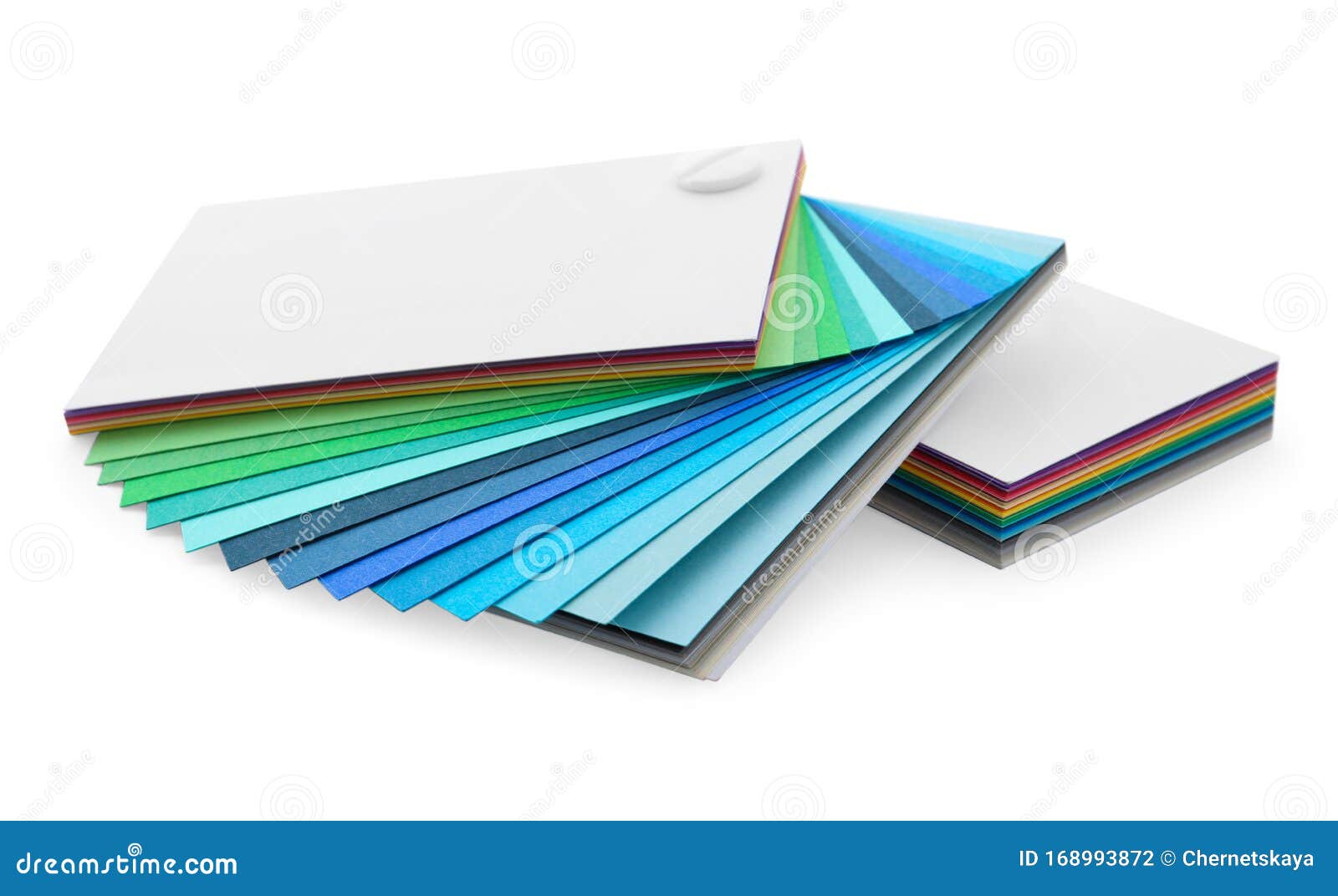 Color Palettes Isolated on White. Professional Samples Stock Photo ...