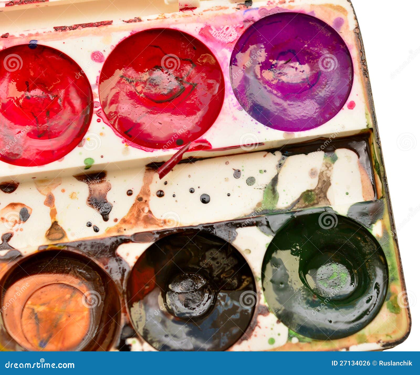 Color pallet stock photo. Image of rainbow, pallet, simple - 27134026