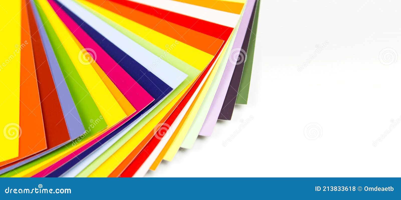 Color Pallet with Copy Space. Guide of Paint Samples Stock Photo ...