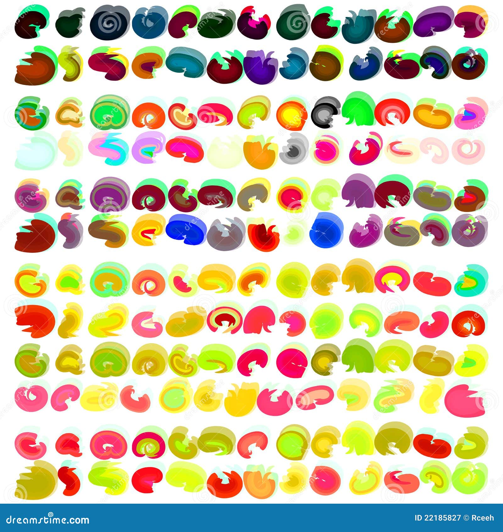 Color pallette stock vector. Illustration of arts, tempera - 22185827